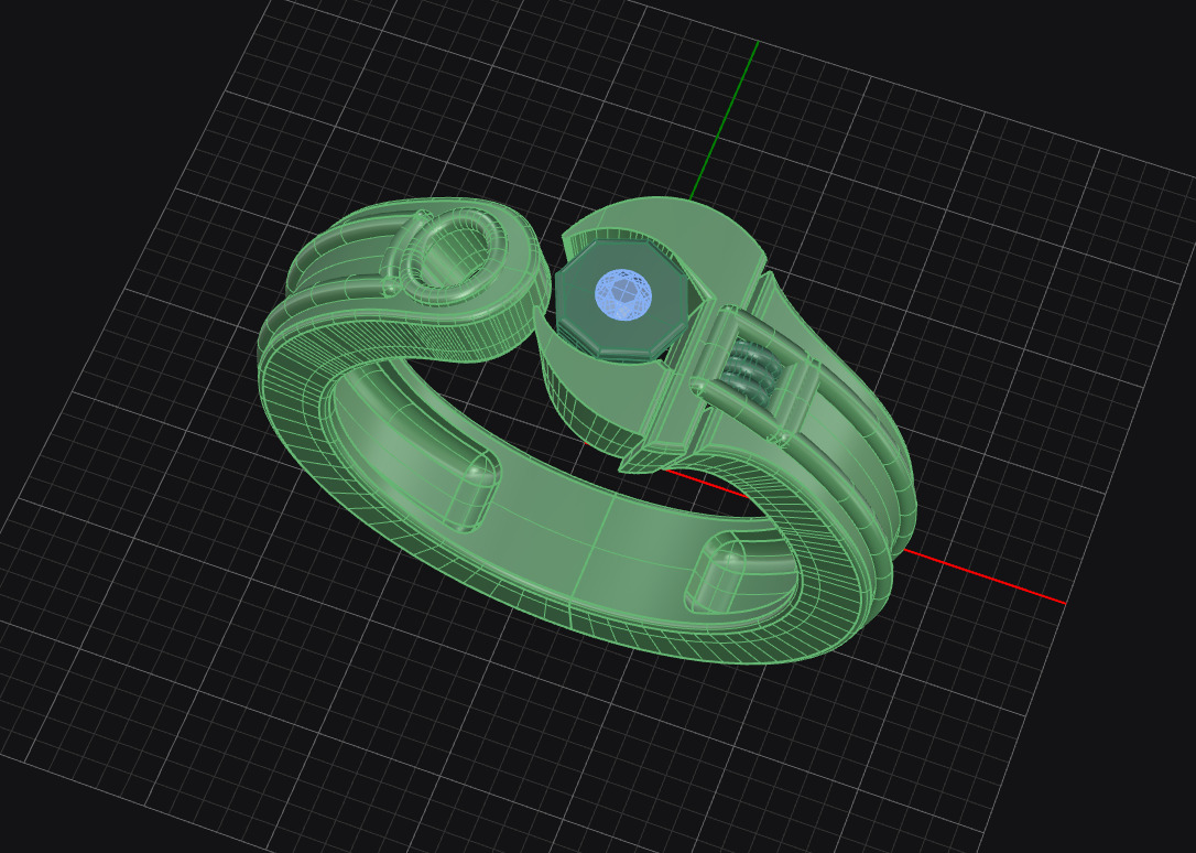 man ring 3D model 3D printable | CGTrader