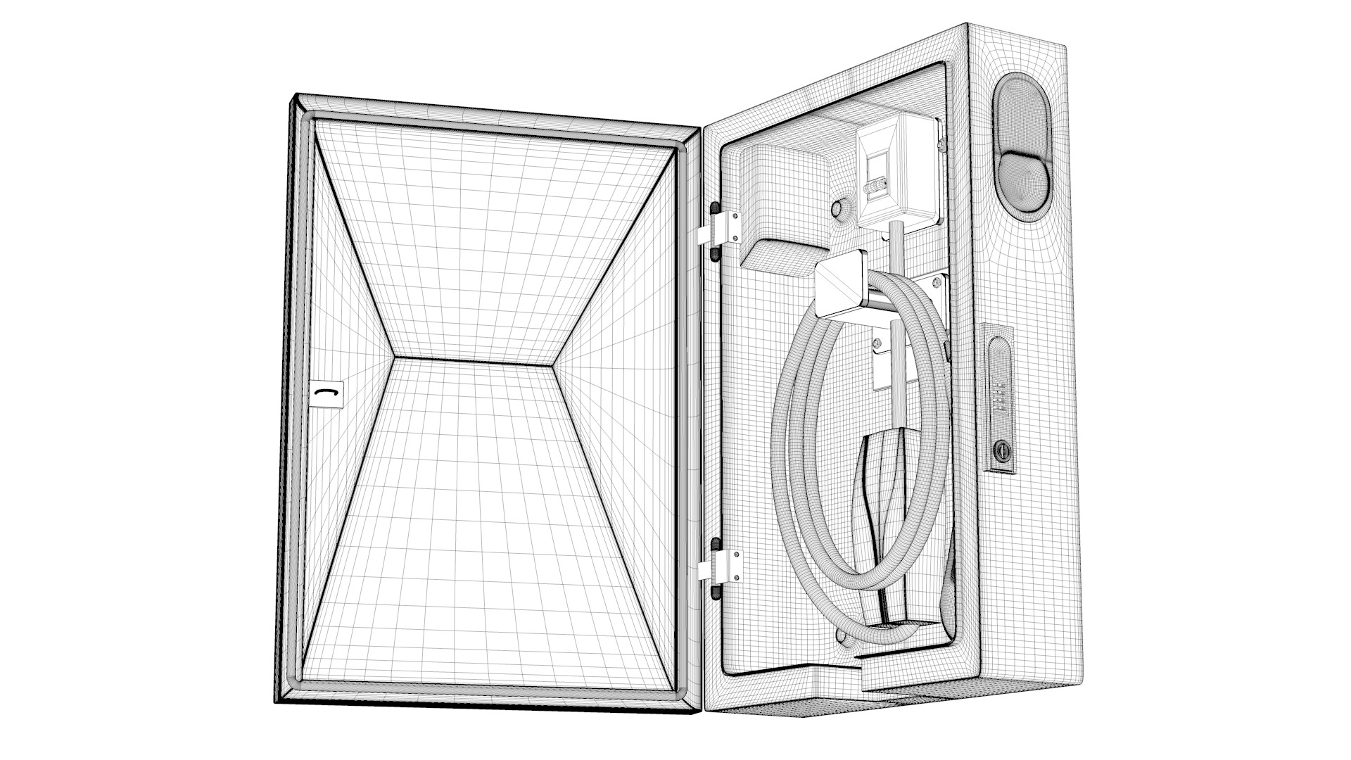 Cyberpunk - 3D Model of Tesla Charging Box 3D model | CGTrader
