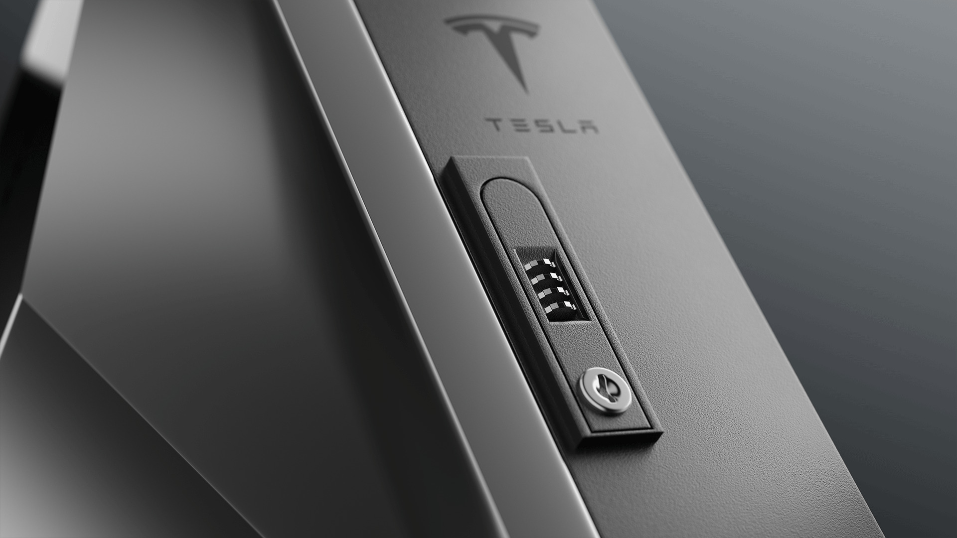 Cyberpunk - 3D Model of Tesla Charging Box 3D model | CGTrader