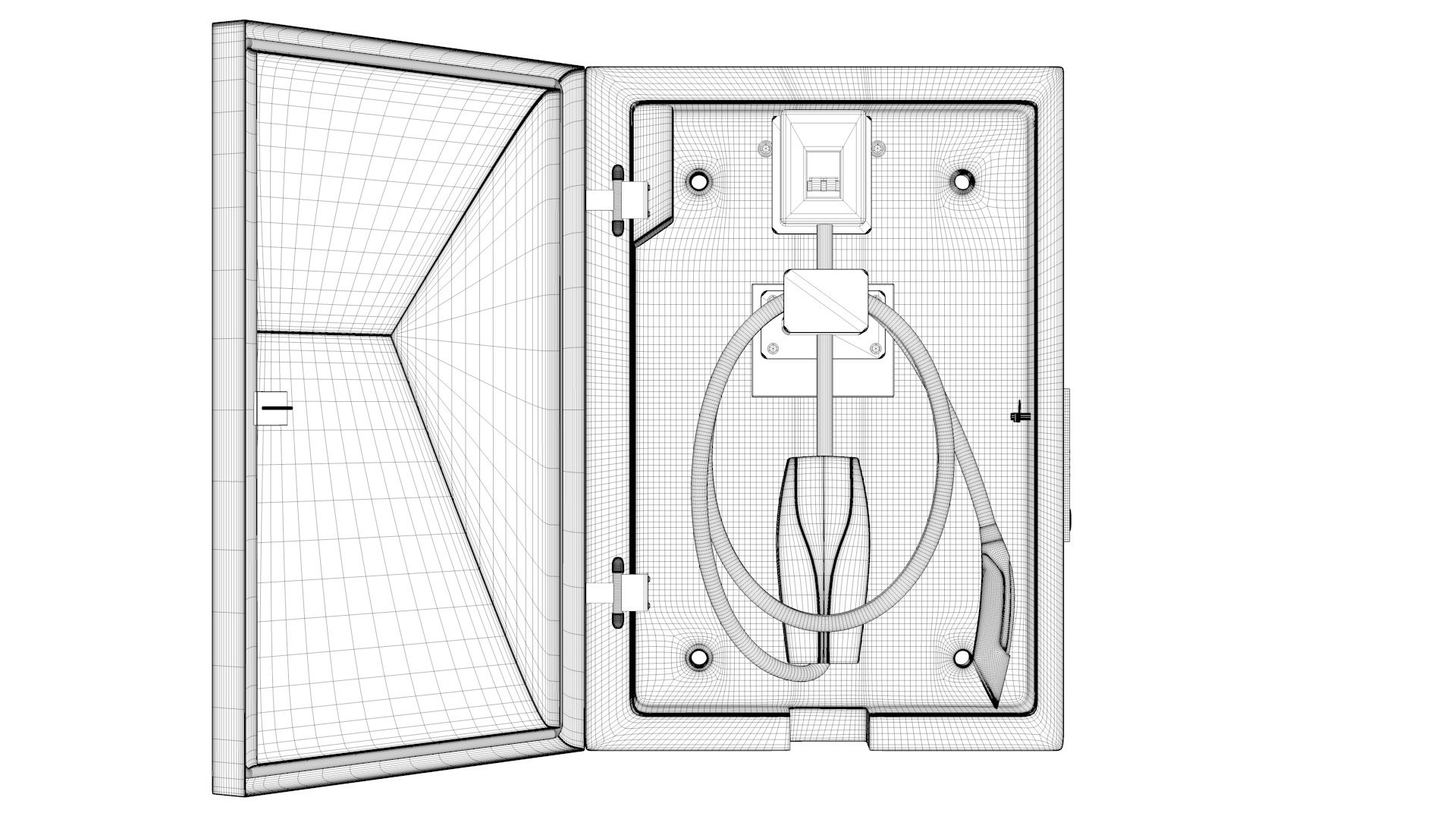 Cyberpunk - 3D Model of Tesla Charging Box 3D model | CGTrader