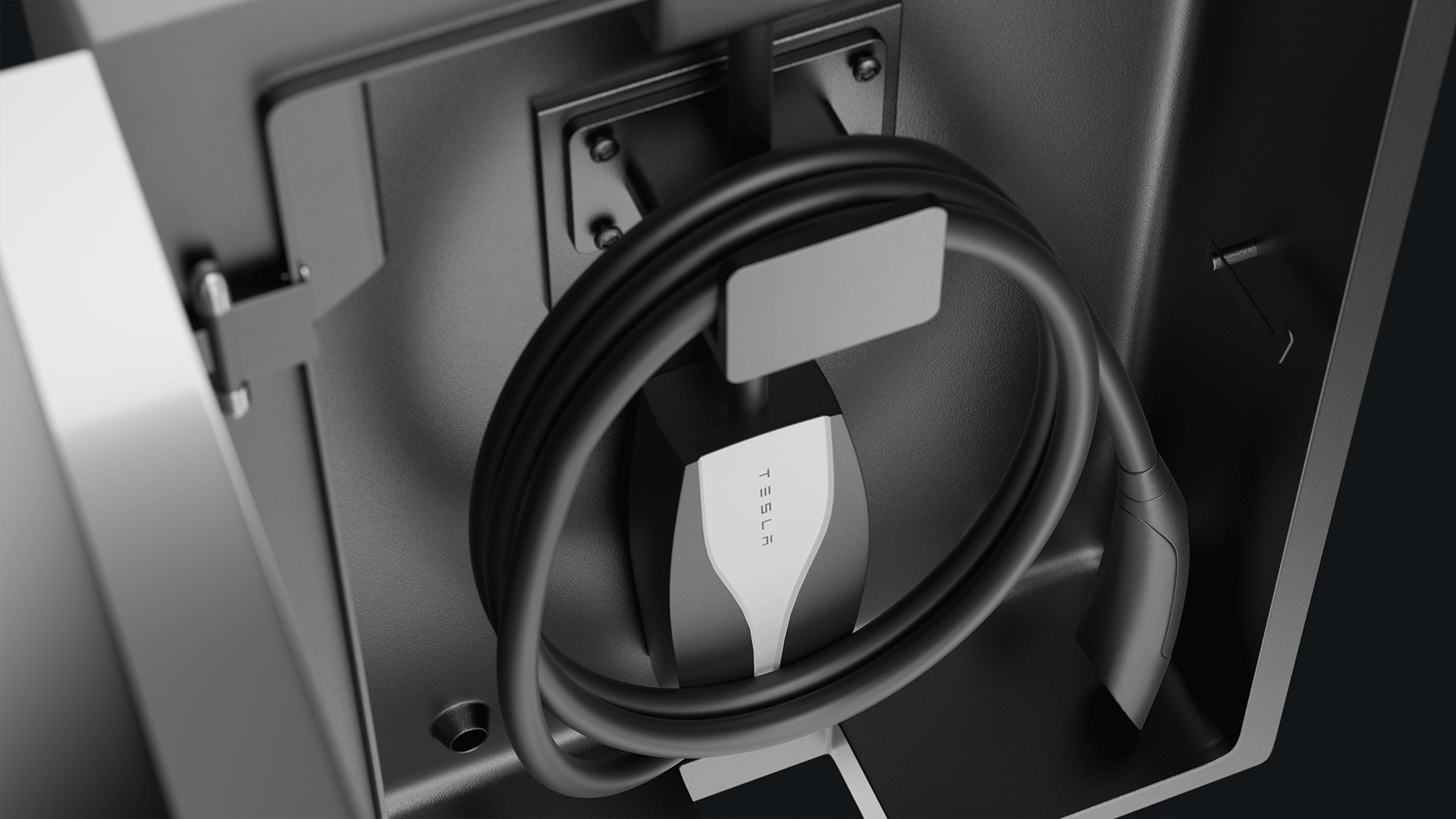 Cyberpunk - 3D Model of Tesla Charging Box 3D model | CGTrader