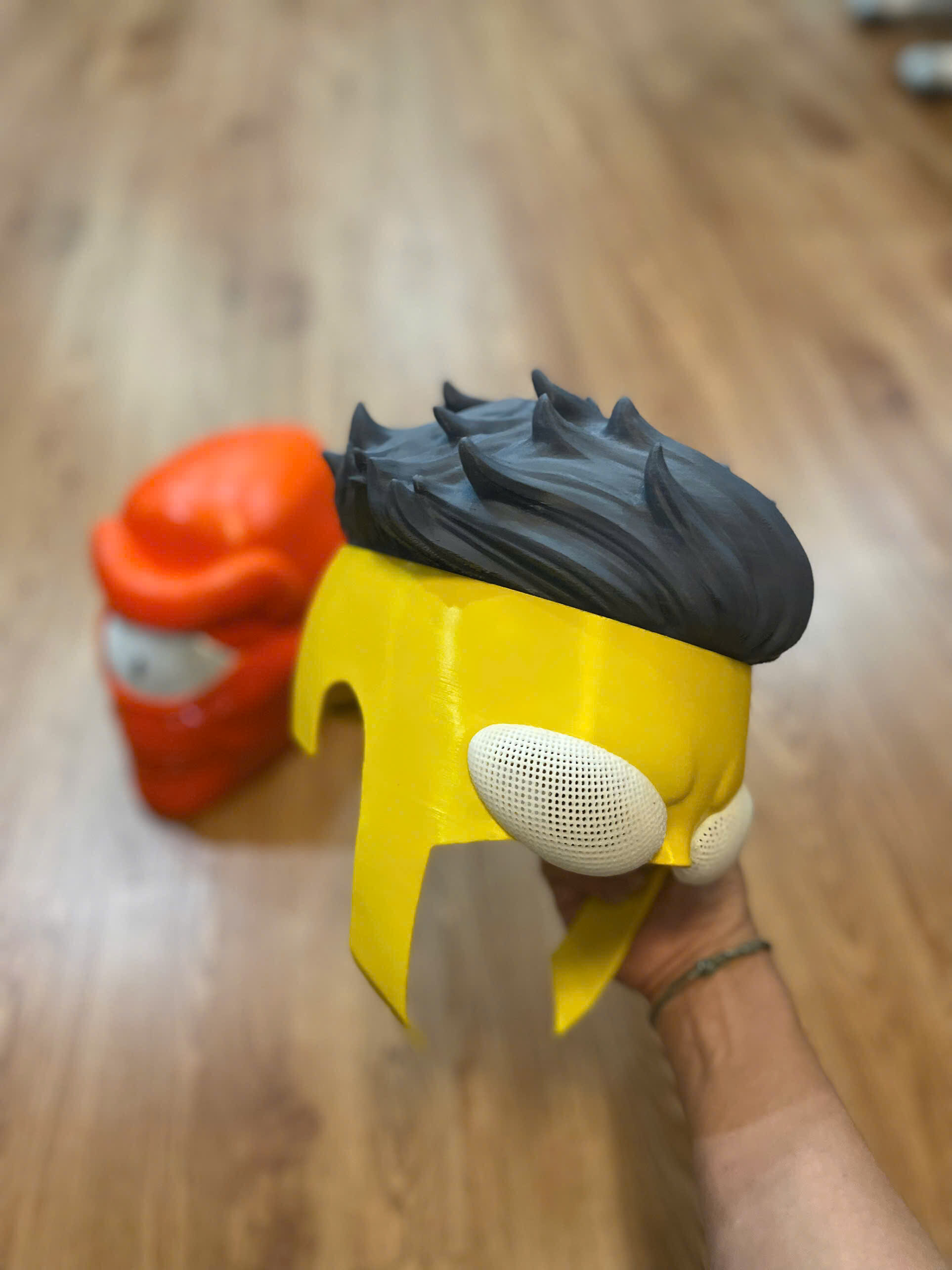 Invincible Mask With Hair - Halloween Comics Cosplay 3D model 3D ...