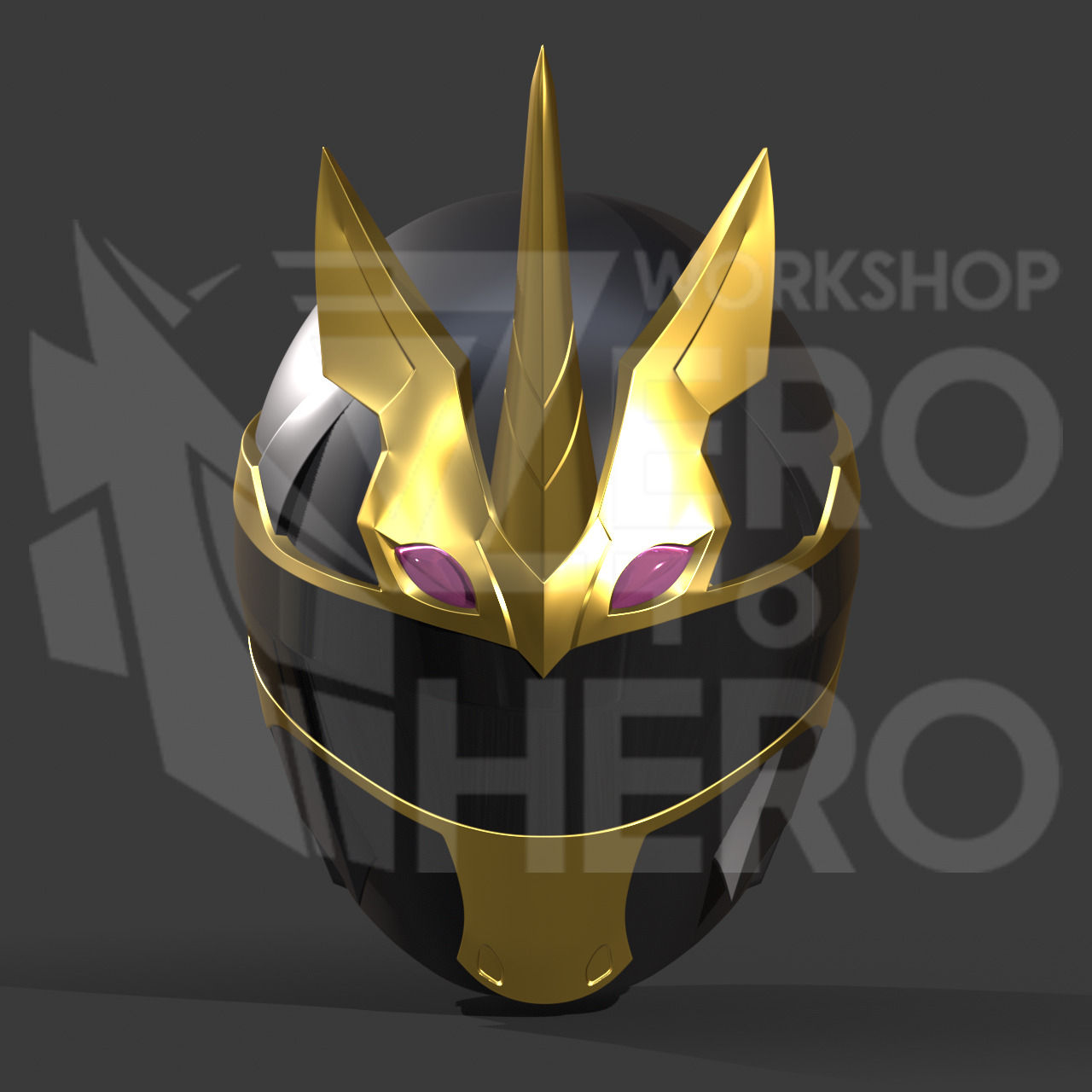 No1 Sentai Gozyuger - Gozyuger Black Helmet 3D model 3D printable ...