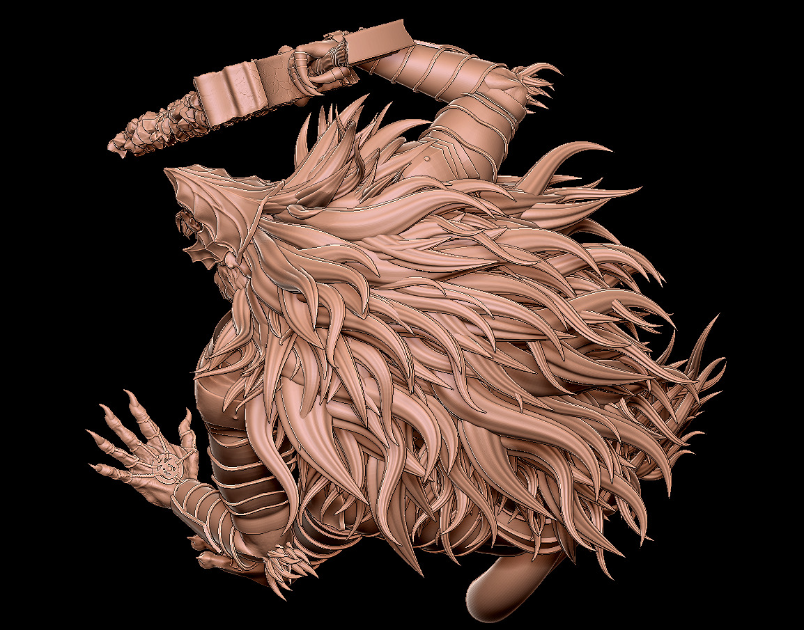 MALIKETH THE BLACK BLADE - ELDEN RING - PRINTABLE MODEL 3D model 3D ...