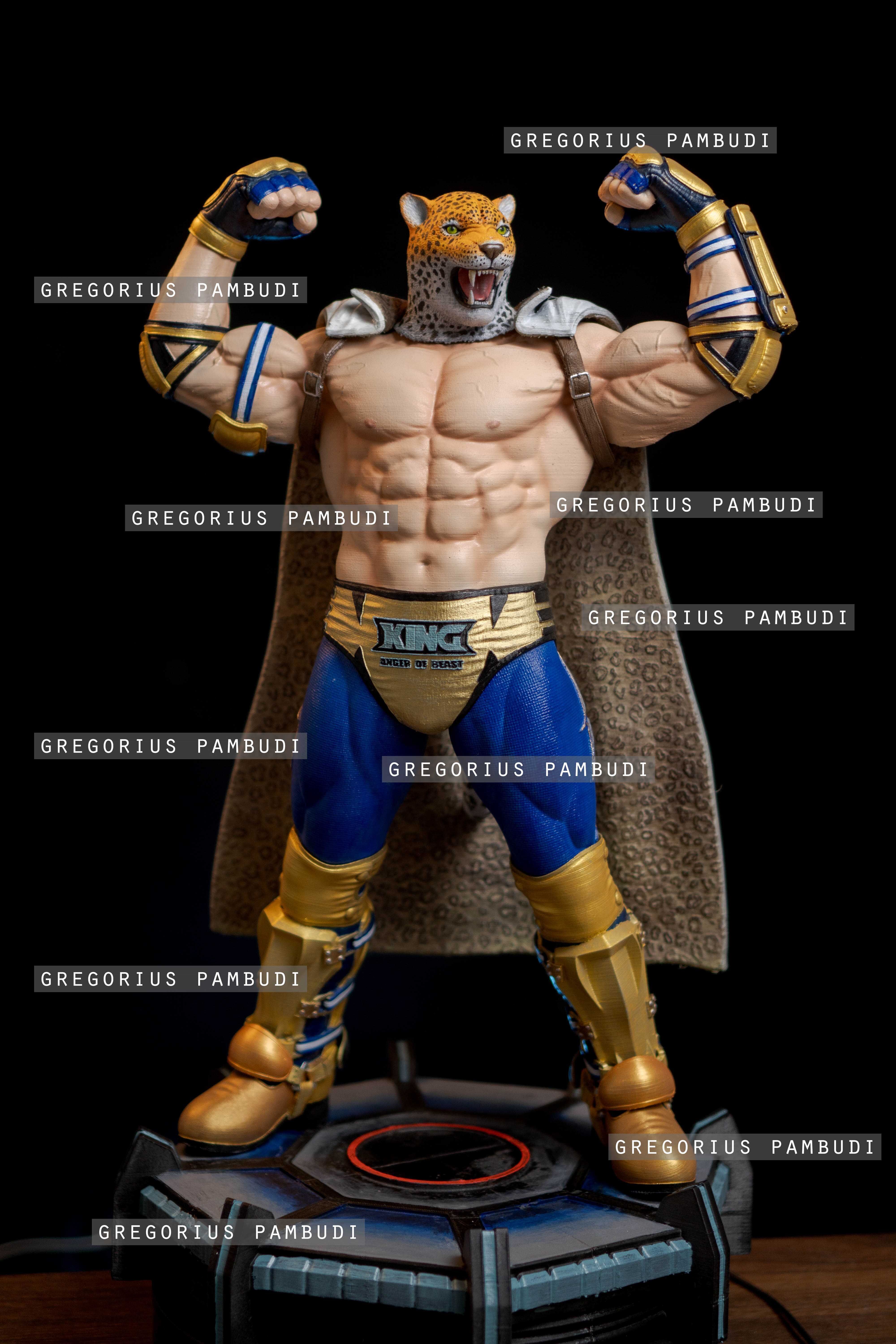 Tekken King Fan Art Statue 3d Printable 3D model 3D printable | CGTrader