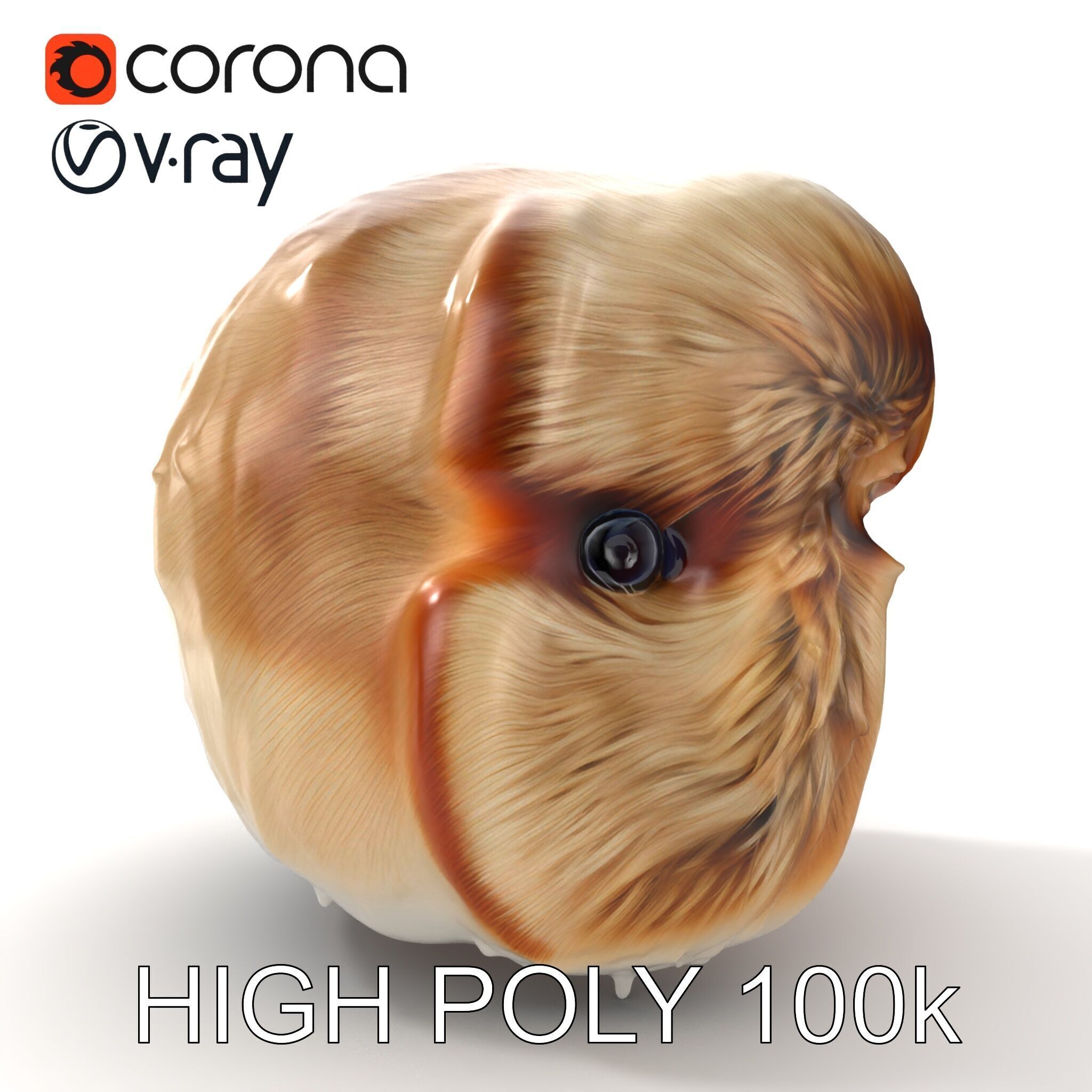 3D model Inuit Fur Hat Natural Texture Model Pack VR / AR / low-poly ...