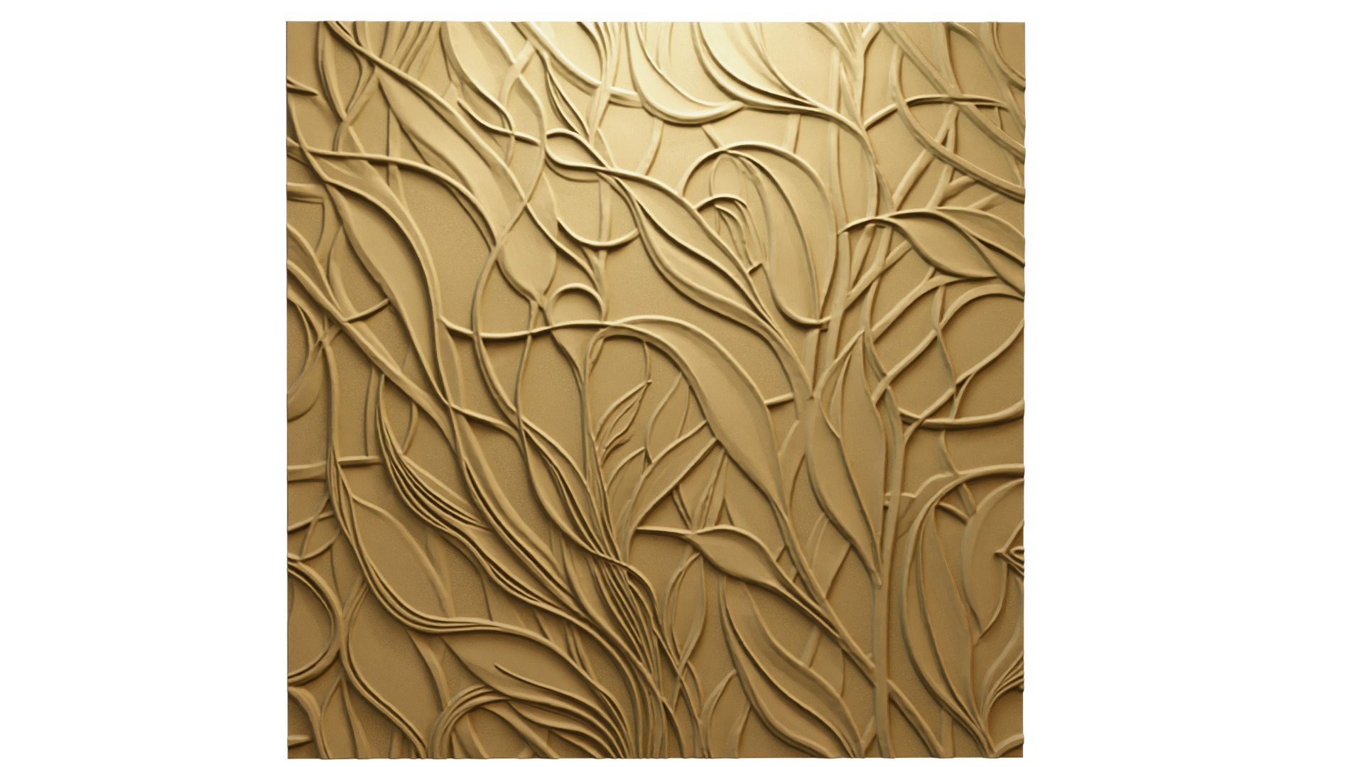 modern panel wall decor set wall relief mural CNC 139 3D model | CGTrader