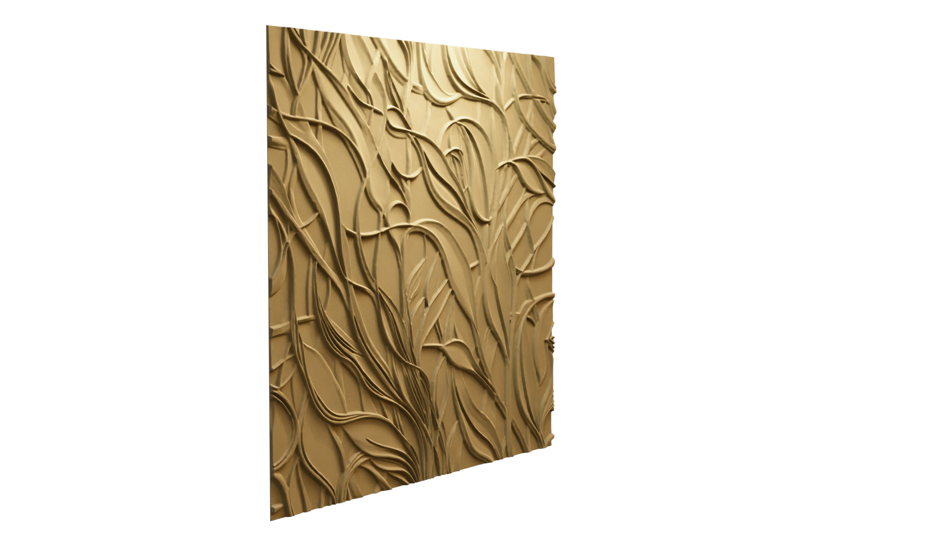 modern panel wall decor set wall relief mural CNC 139 3D model | CGTrader