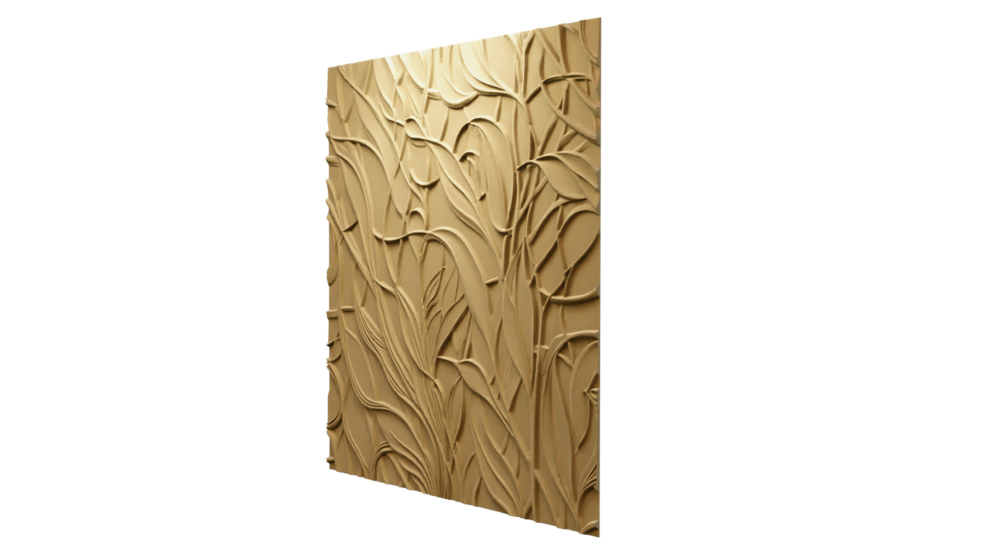 modern panel wall decor set wall relief mural CNC 139 3D model | CGTrader