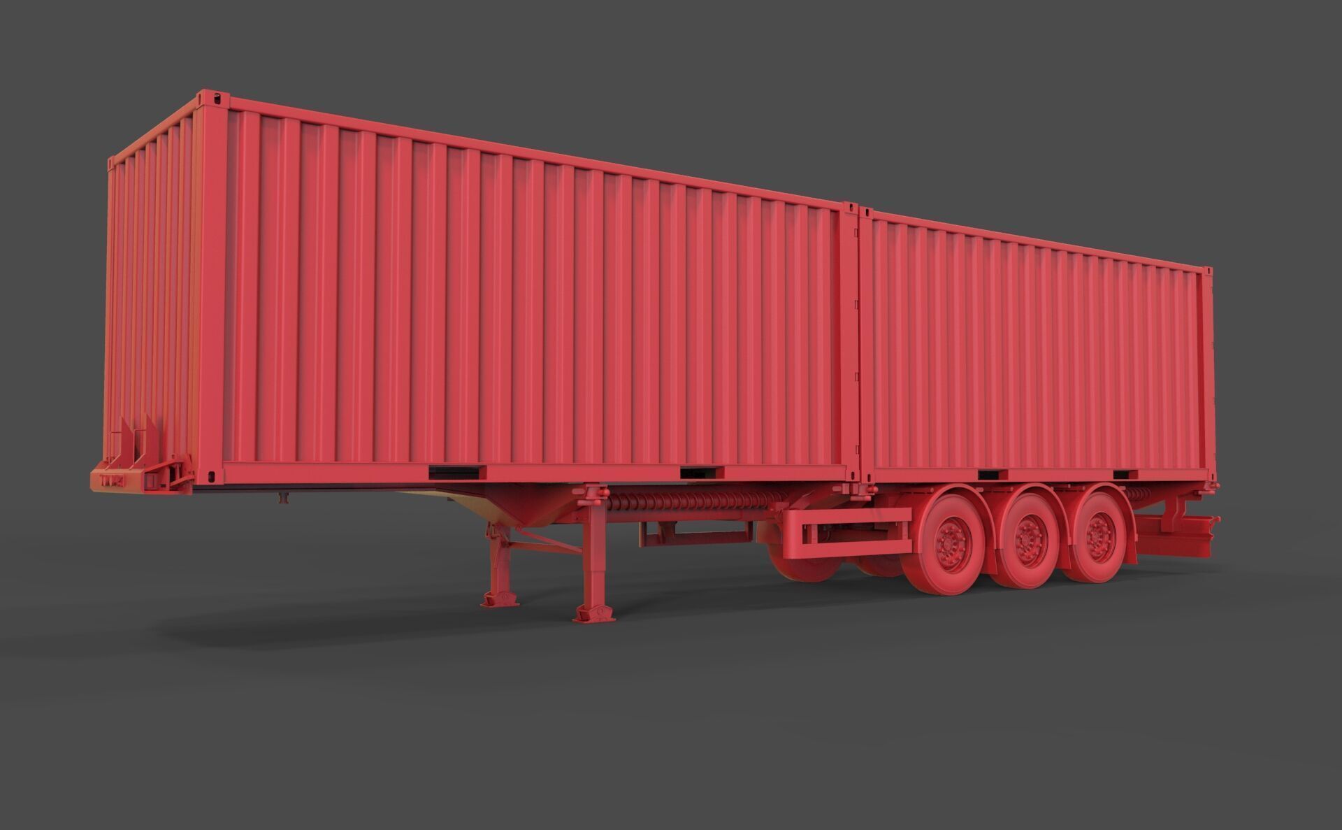 Trailer mod18 3D model 3D printable | CGTrader
