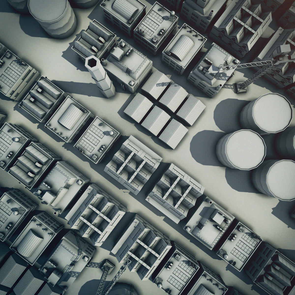 Industrial structures 3D model | CGTrader