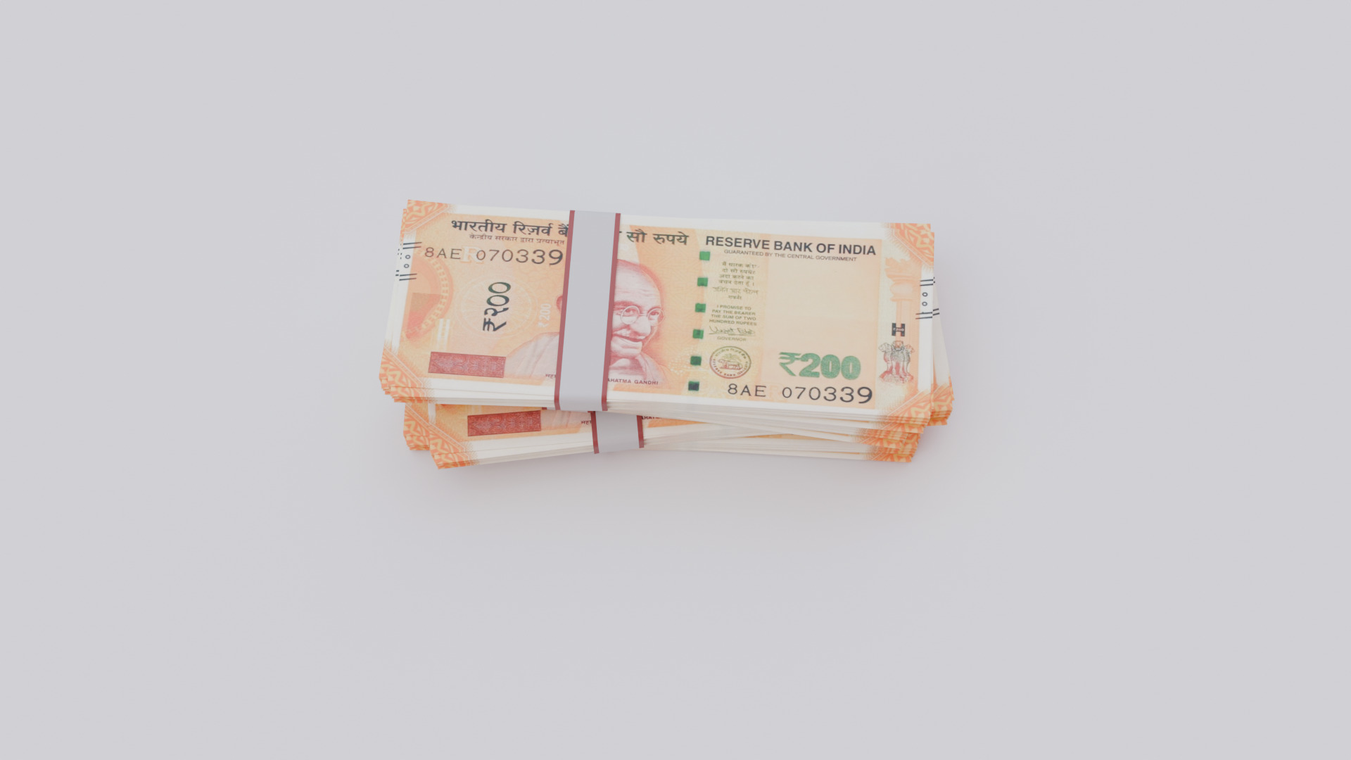 3D model 200 Indian Rupee INR Currency VR / AR / low-poly | CGTrader