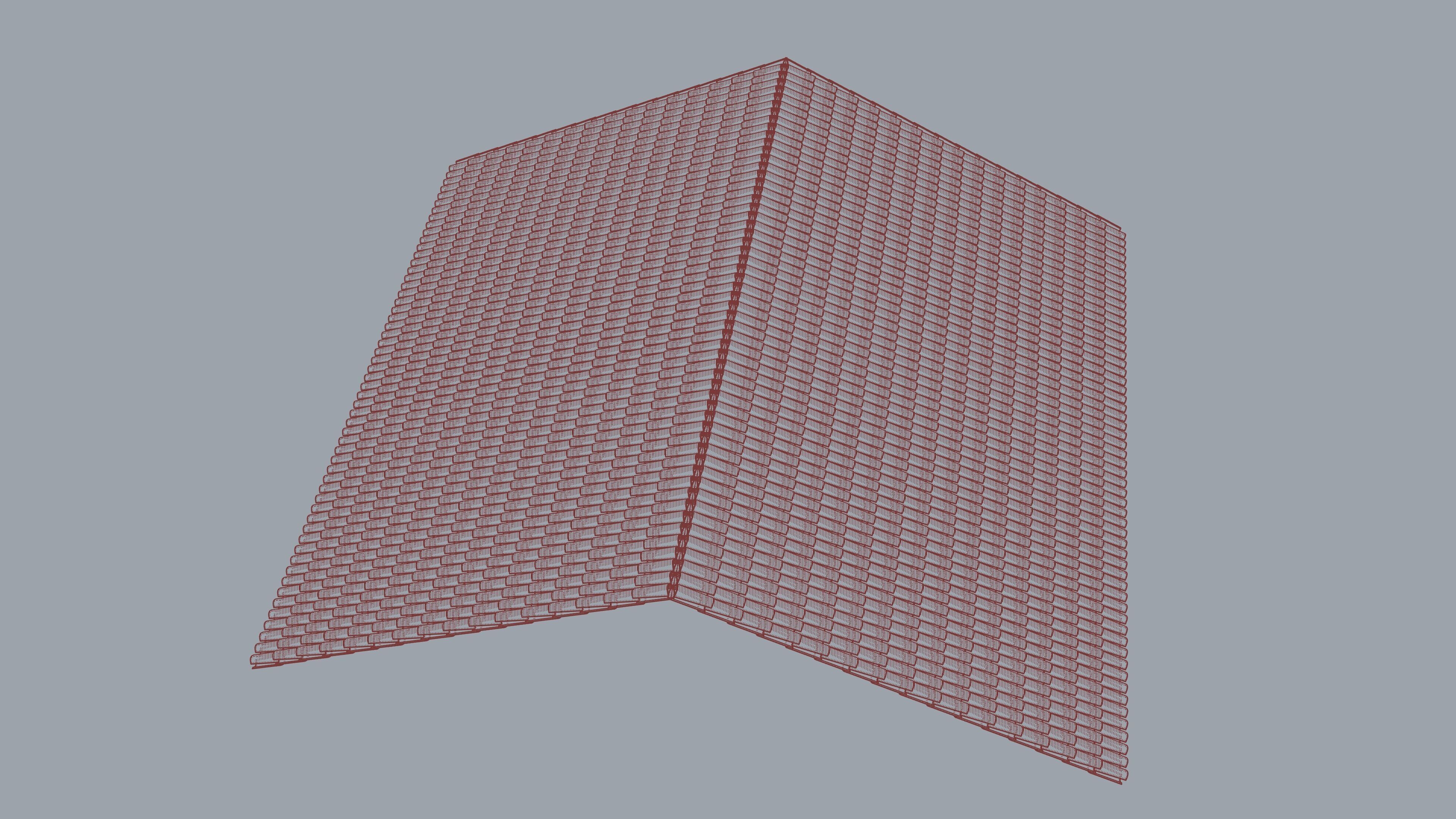 Traditional Clay Roof tiles free 3D model | CGTrader