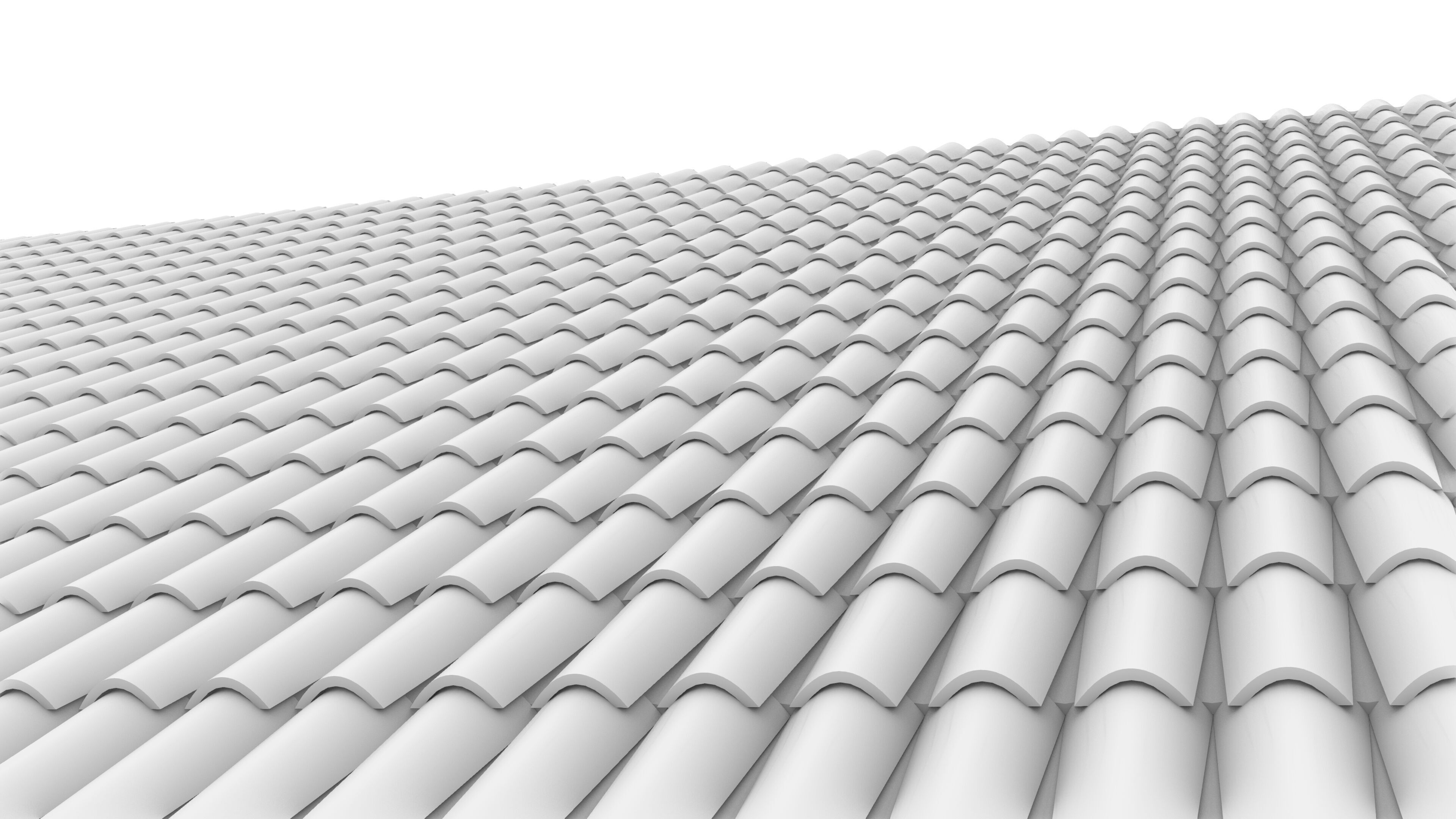 Traditional Clay Roof tiles free 3D model | CGTrader