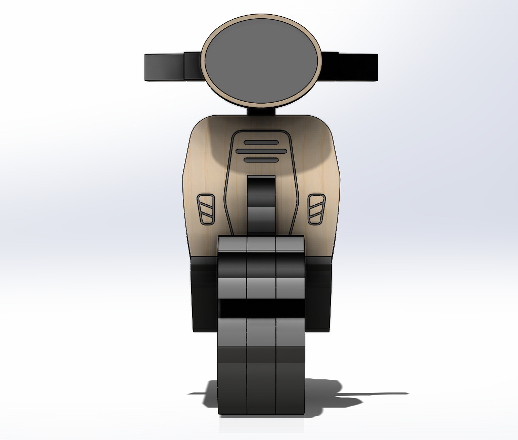 CNC LASER CUTTER AND 3D Printed Motorcycle Model Kit 3D model 3D ...