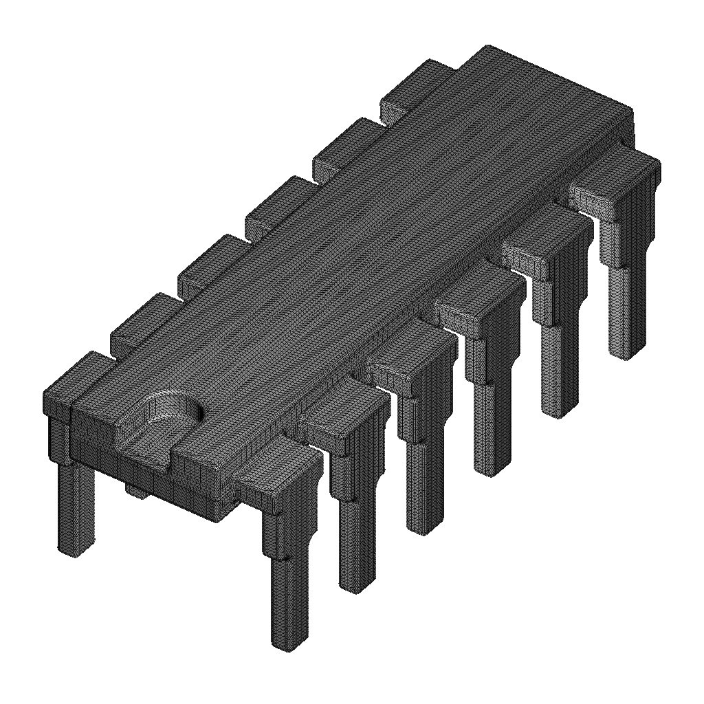 Electronics IC Chip 3D model 3D printable | CGTrader