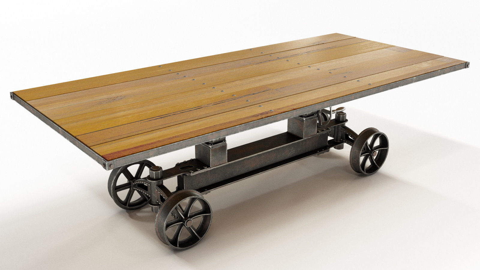 Train Crank Table 3D model | CGTrader