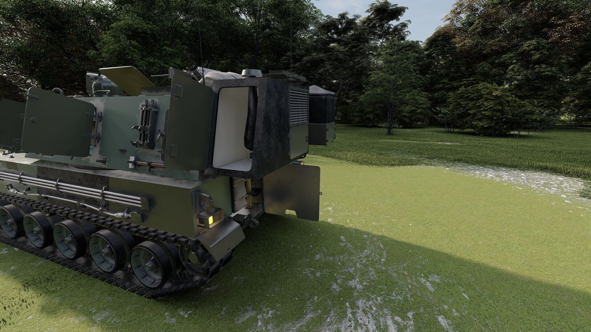 norwegian k9 vidar self-propelled howitzer 3D model | CGTrader