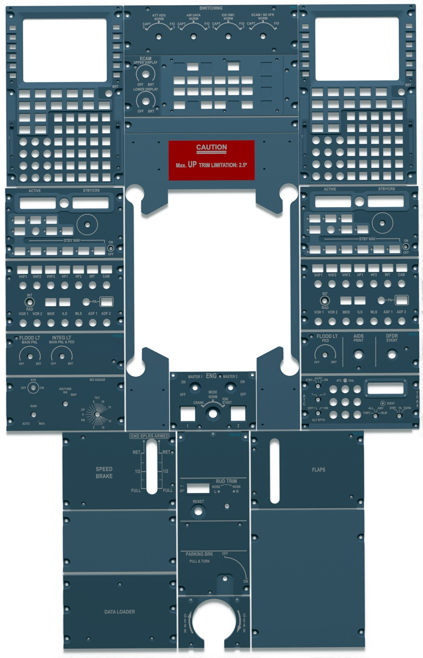 Pedestal Airbus A320 - Complete 3D model 3D printable | CGTrader