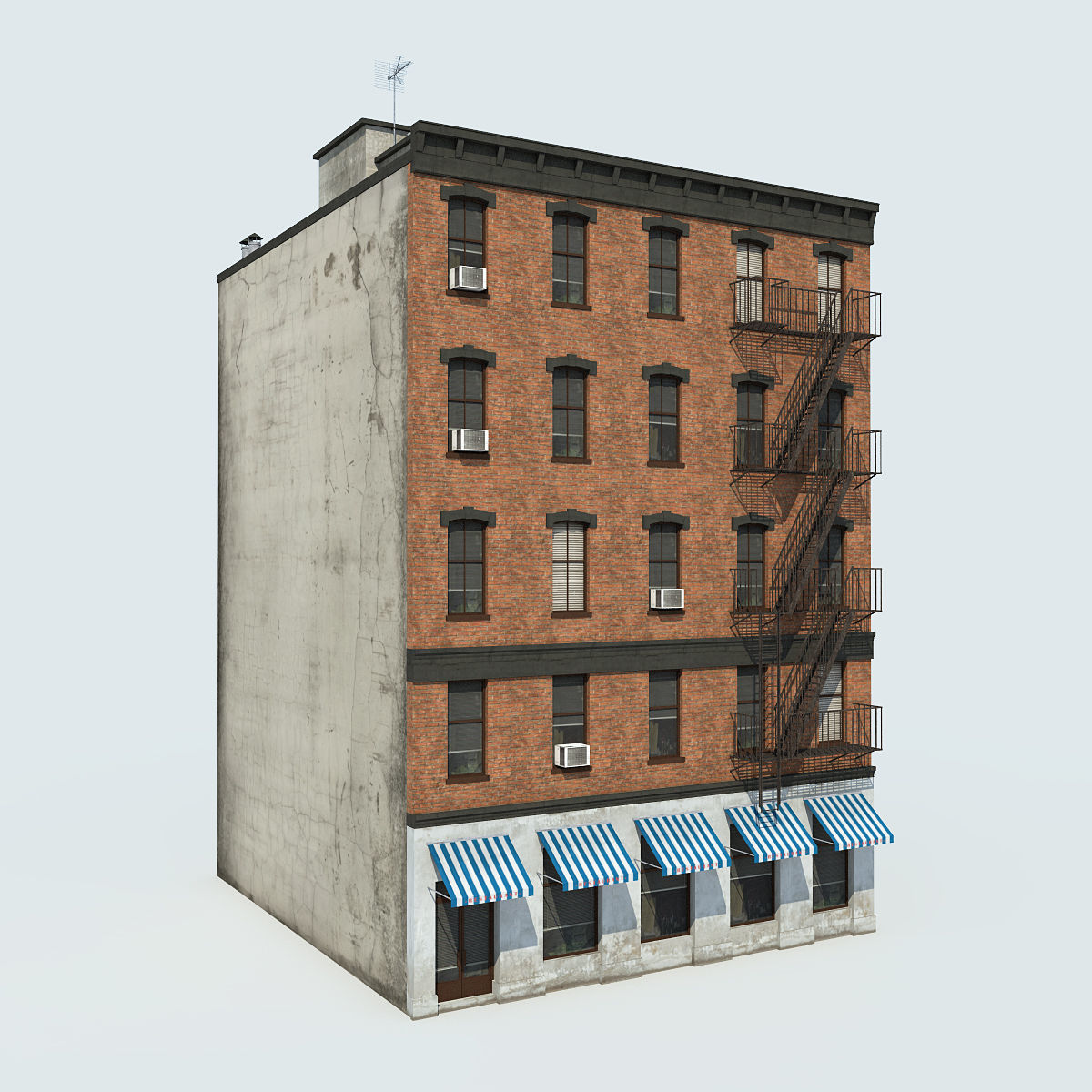 3D model NYC Building VR / AR / low-poly | CGTrader