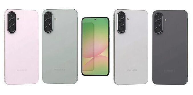 Samsung Galaxy A56 All Colors 3D model | CGTrader