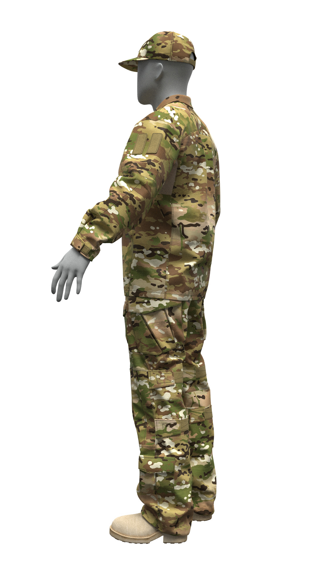 VKPO 3 Russian Army Combat Uniform - Marvelous Designer 3D model | CGTrader