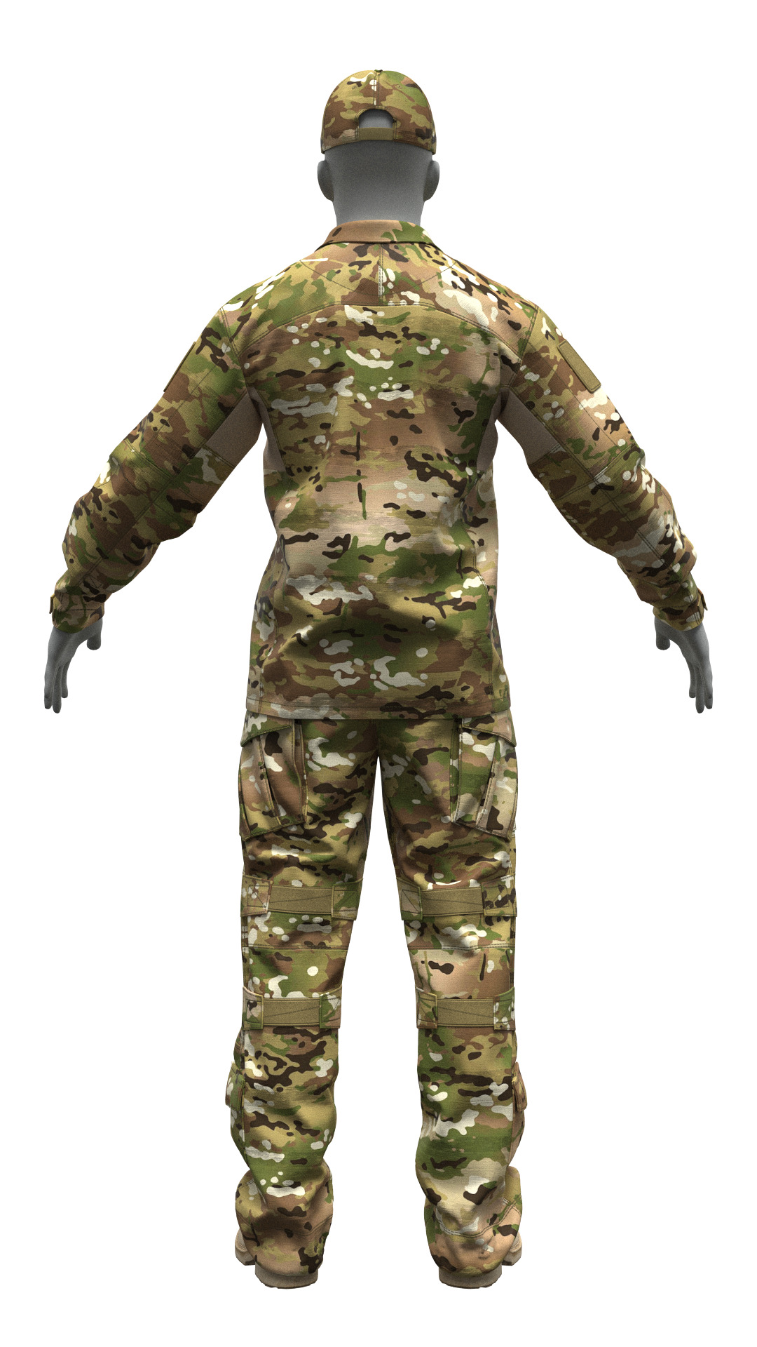 VKPO 3 Russian Army Combat Uniform - Marvelous Designer 3D model | CGTrader