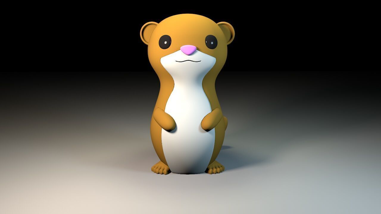Mr Weasel 3D model 3D printable | CGTrader