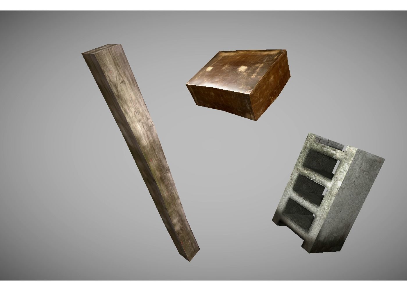 3D model low poly garage objects collection 2 VR / AR / low-poly | CGTrader