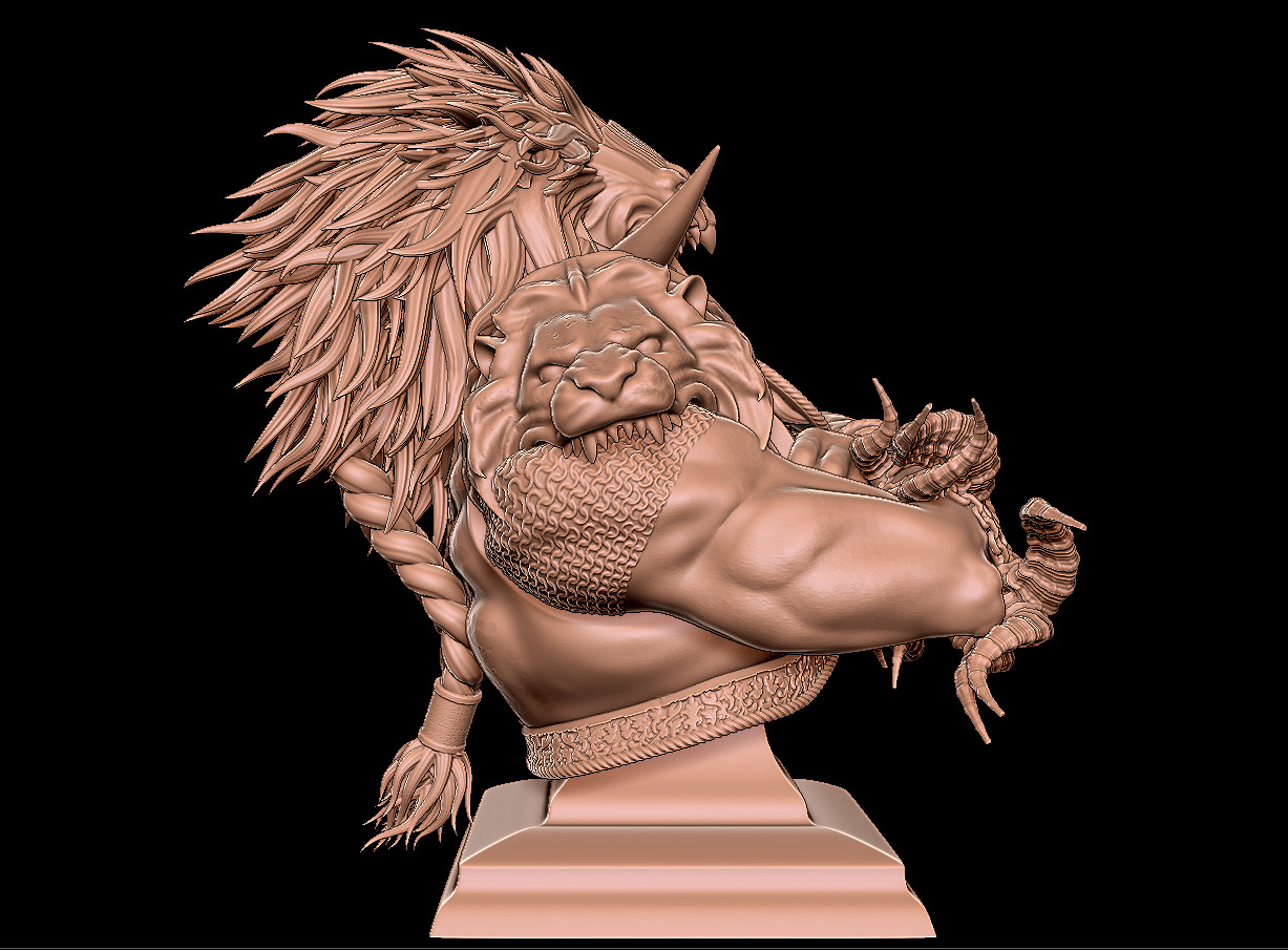 PROMISED CONSORT RADAHN - ELDEN RING - BUST 3D PRINT 3D model 3D ...