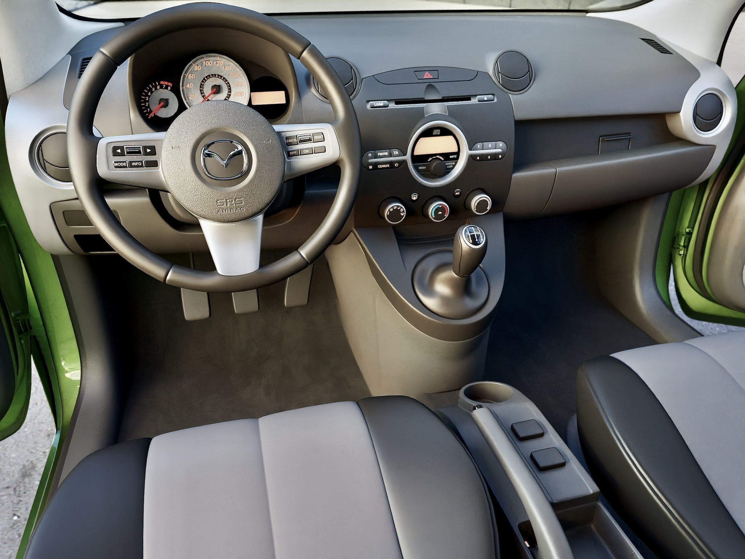 Mazda 2 5-door 2008 3D model animated rigged | CGTrader