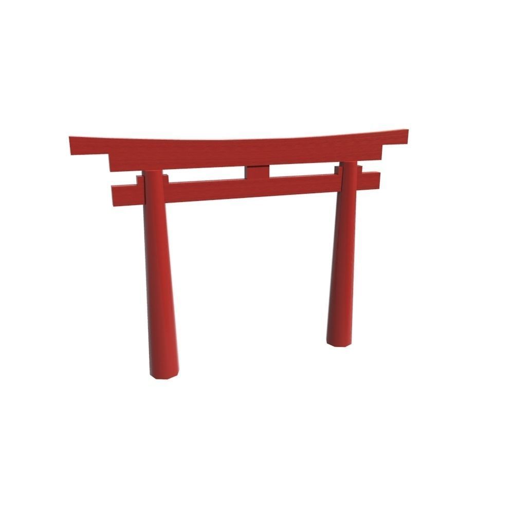 3D model japan tori gate VR / AR / low-poly | CGTrader