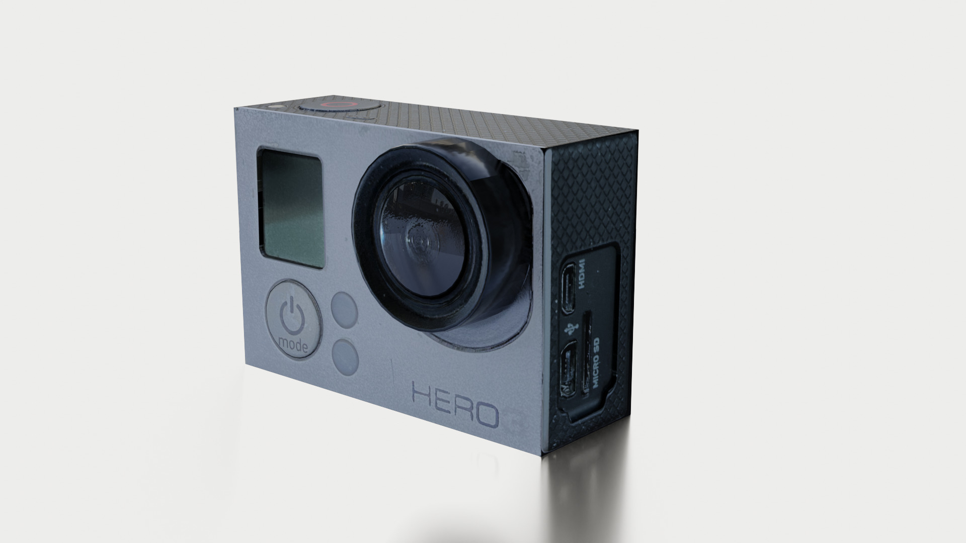 3D model GoPro HERO Action Camera - Realistic 3D Model - 4K Texture VR ...