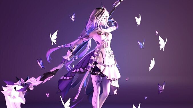 Castorice - Honkai Star Rail Game Figurine for 3D Printing 3D model 3D ...