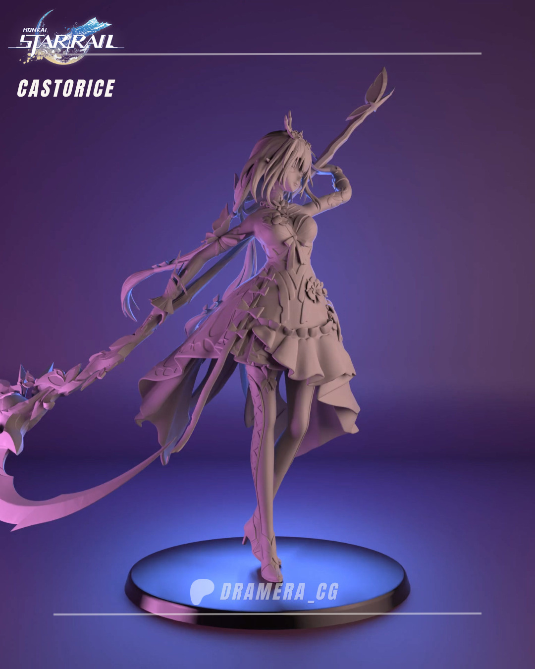 Castorice - Honkai Star Rail Game Figurine for 3D Printing 3D model 3D ...