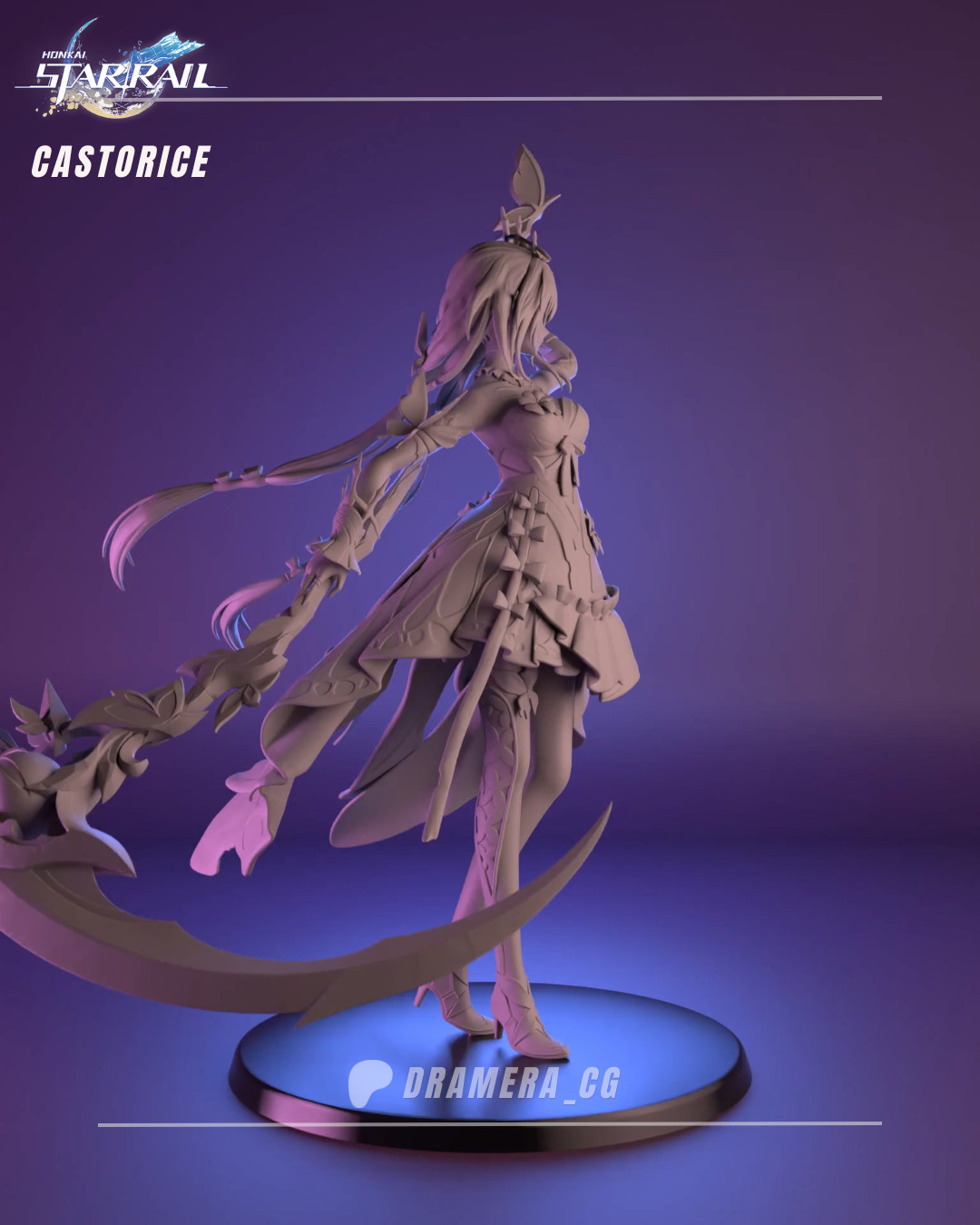 Castorice - Honkai Star Rail Game Figurine for 3D Printing 3D model 3D ...