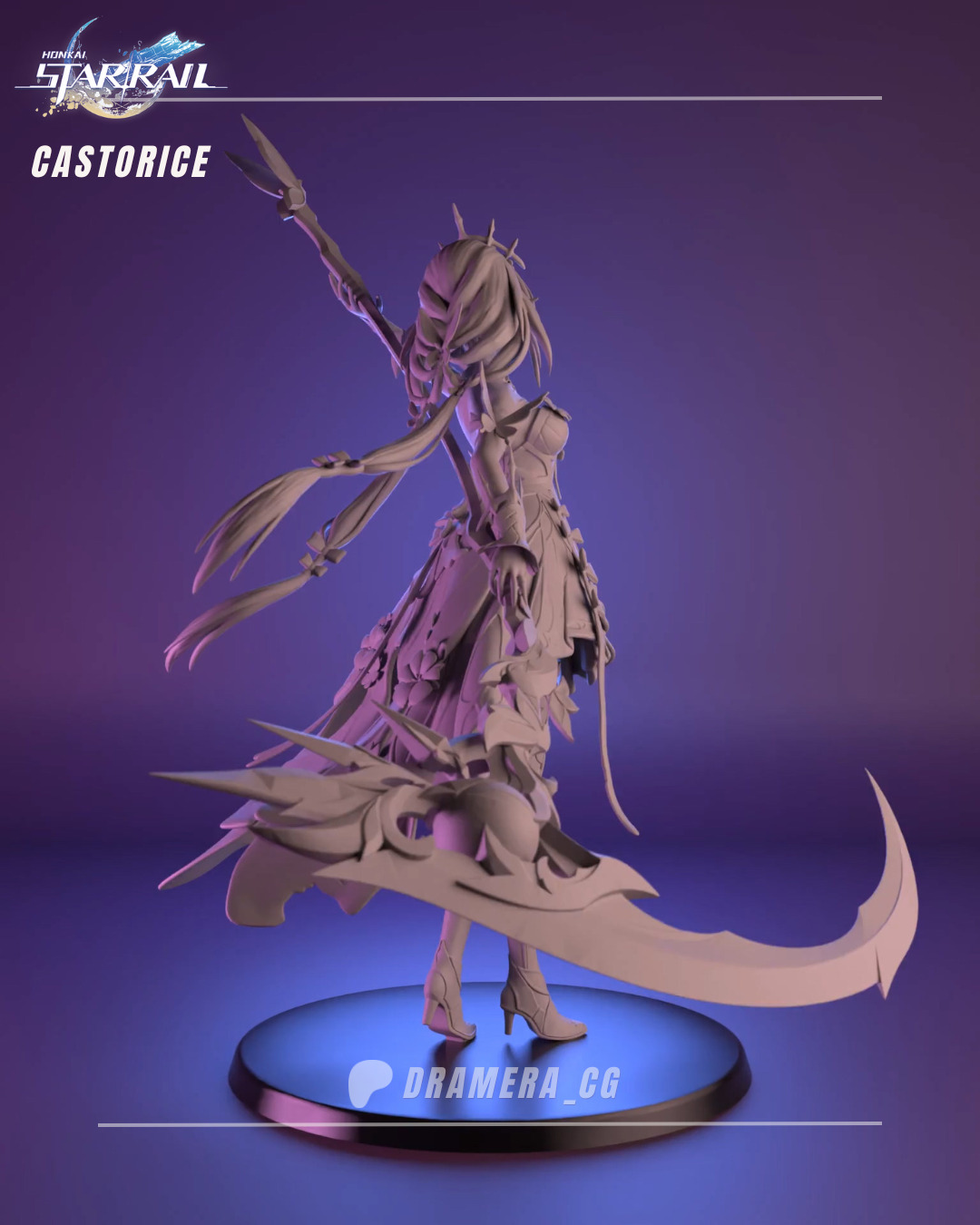 Castorice - Honkai Star Rail Game Figurine for 3D Printing 3D model 3D ...