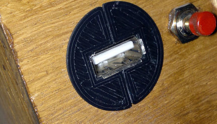 USB panel mounting holder free 3D model 3D printable | CGTrader