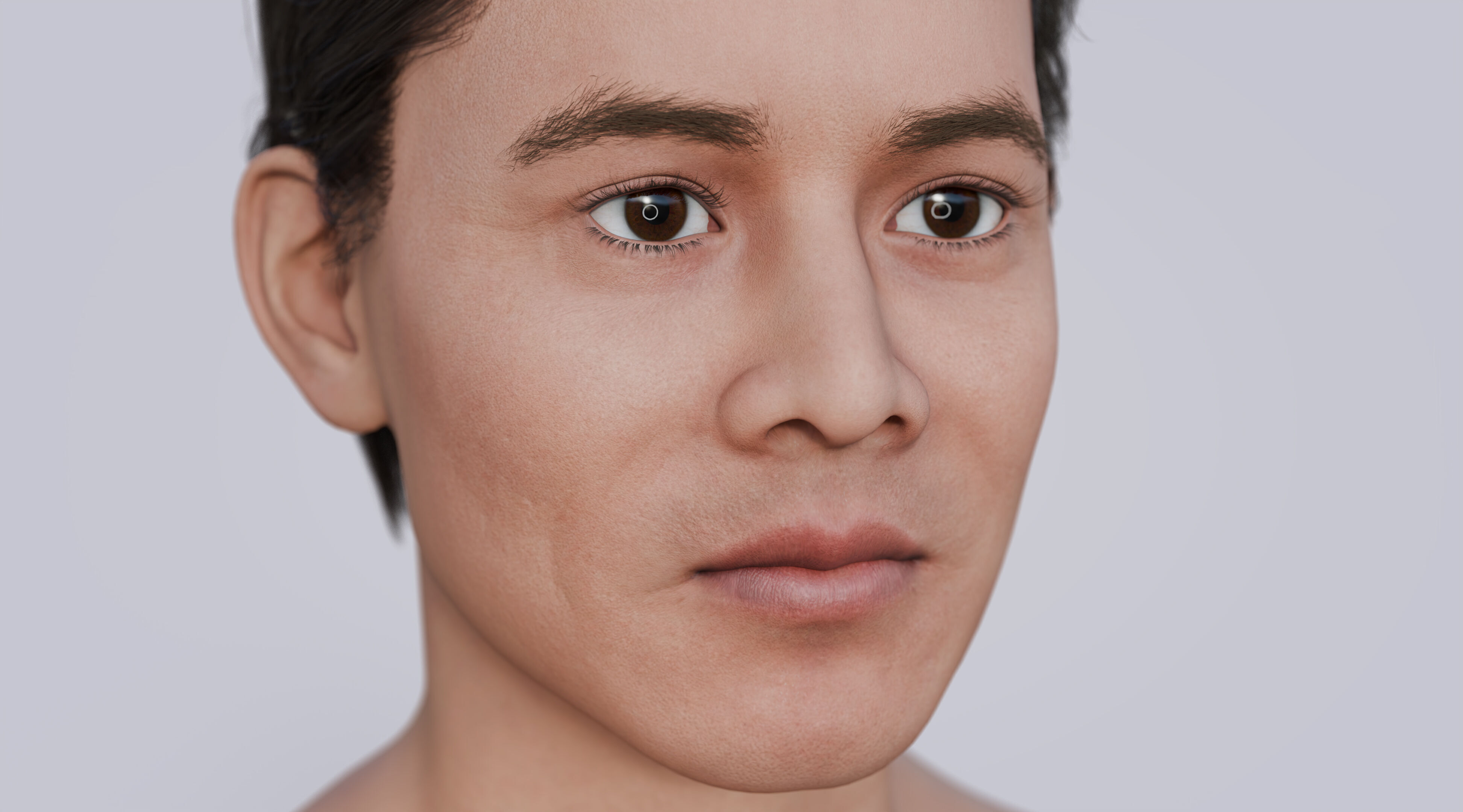 3D model Jet Lee - Martial Art Master - Chinese Actor - Side-Part Hair ...