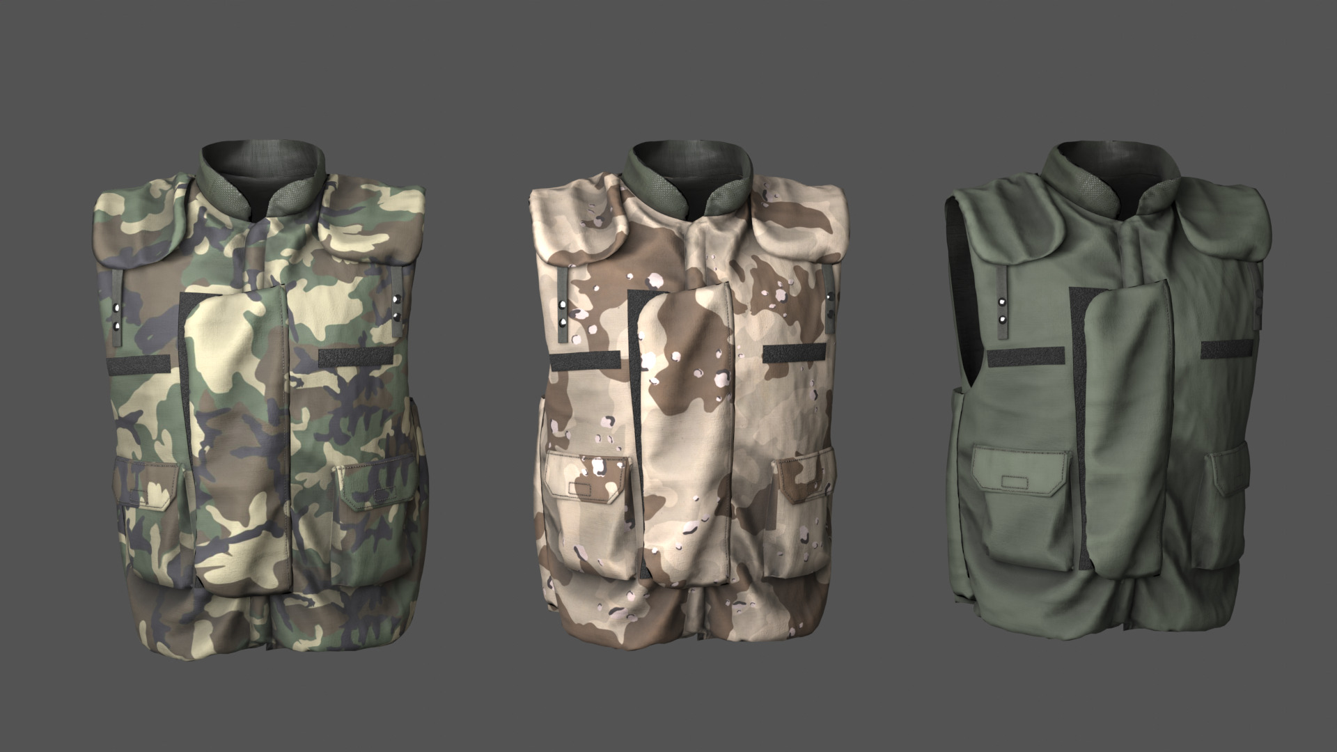 body armor flak jacket free VR / AR / low-poly 3D model | CGTrader