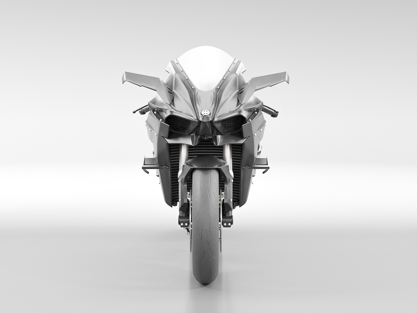 KAWASAKI NINJA H2R 2021 3D model | CGTrader