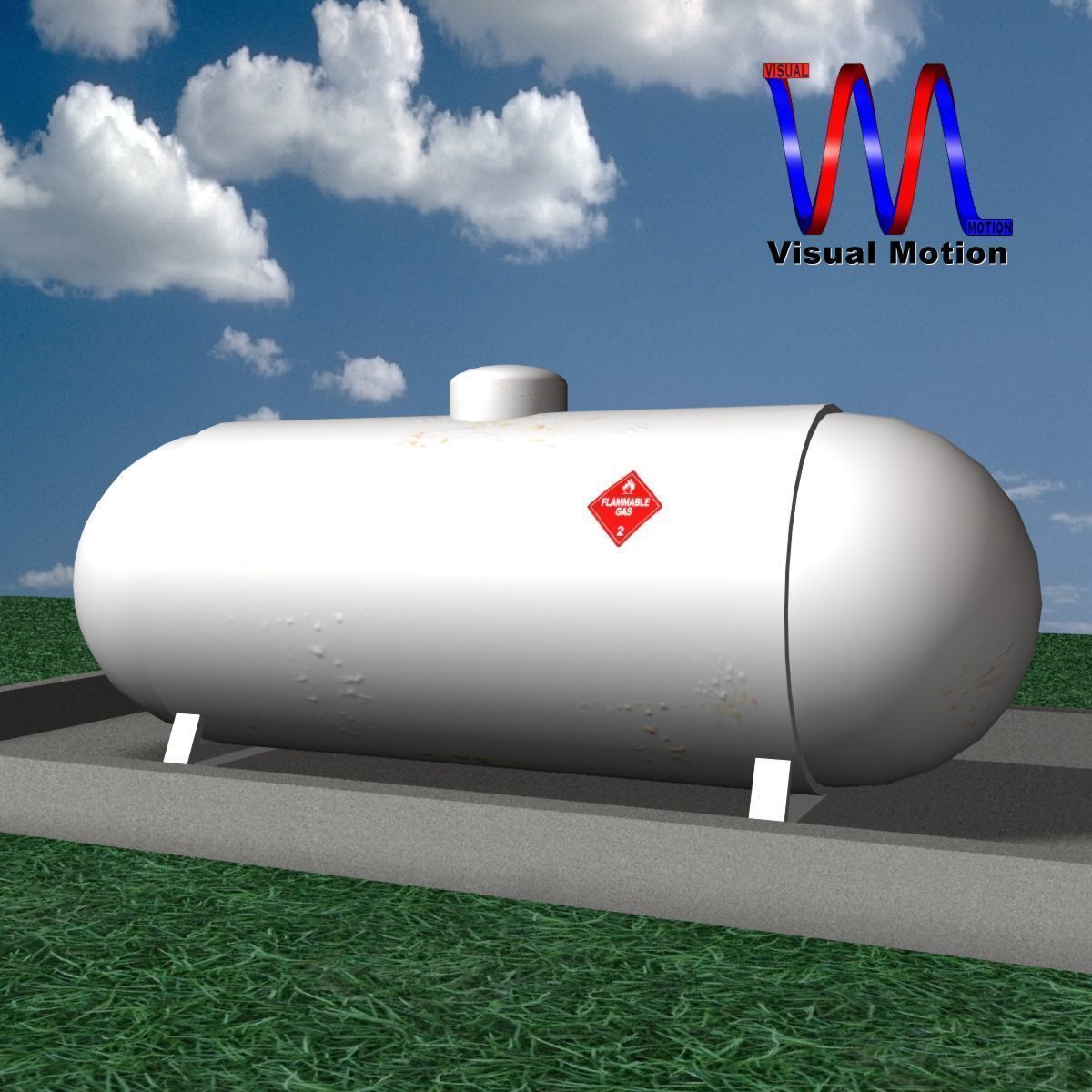 3D model Propane Tank VR / AR / low-poly | CGTrader