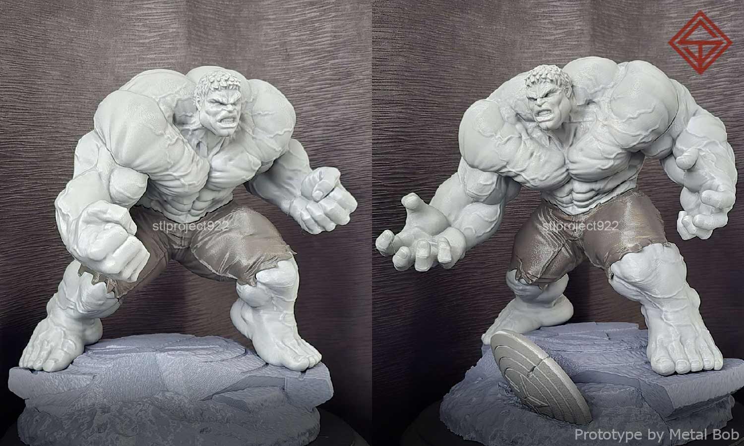 Red Hulk 3D model 3D printable | CGTrader