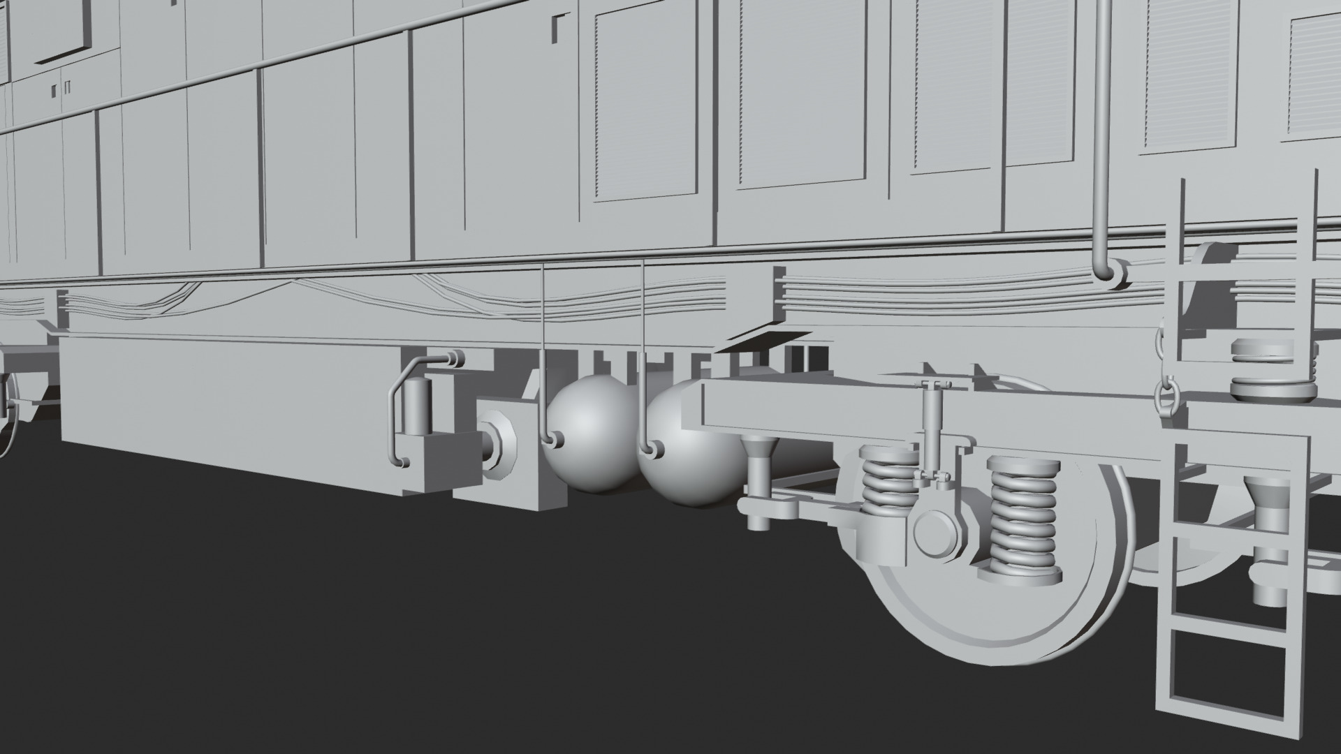 3D model Indian Railways WDG 4G Diesel Locomotive With Cabin Interior VR / AR / low-poly | CGTrader