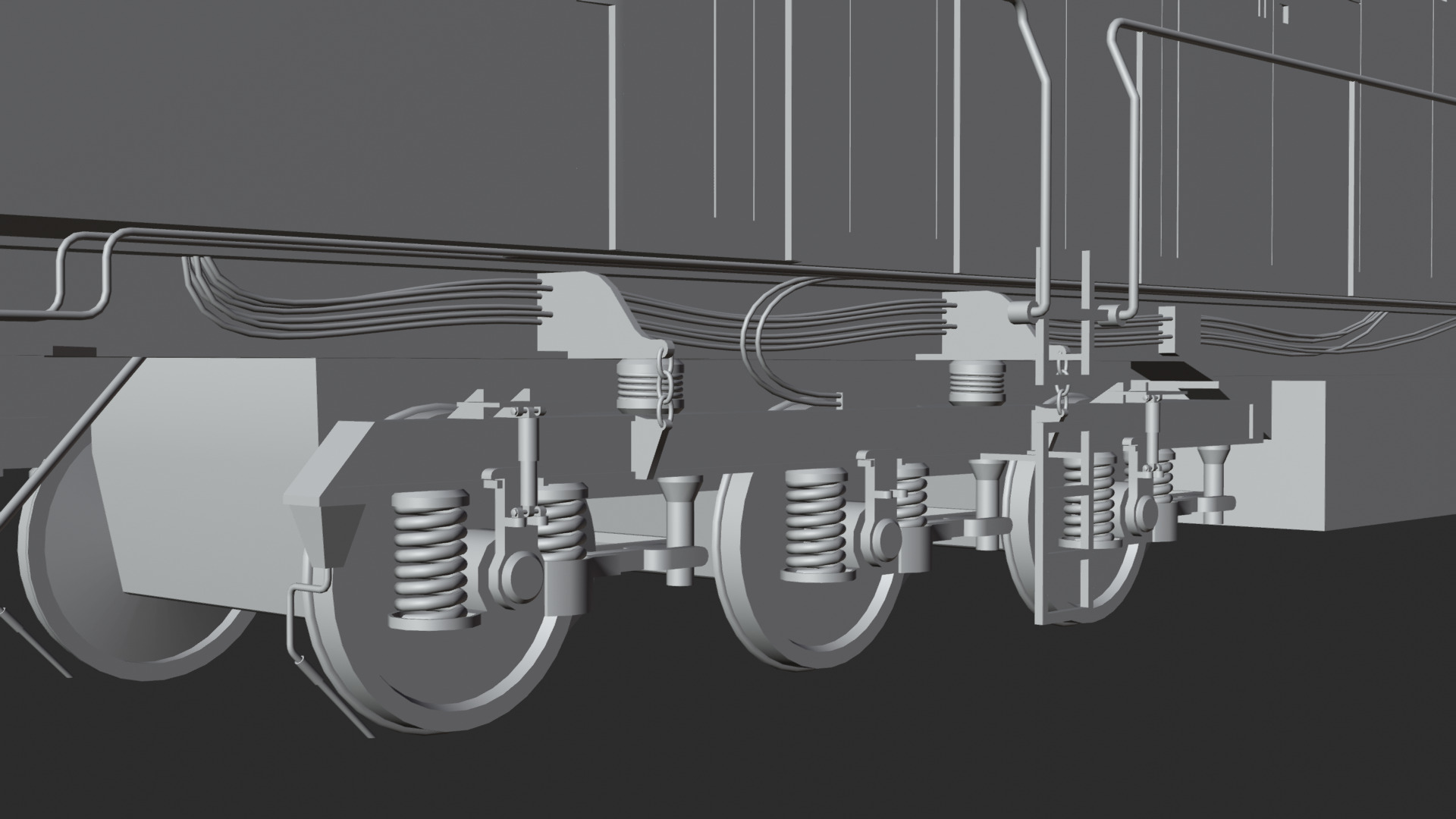 3D model Indian Railways WDG 4G Diesel Locomotive With Cabin Interior VR / AR / low-poly | CGTrader