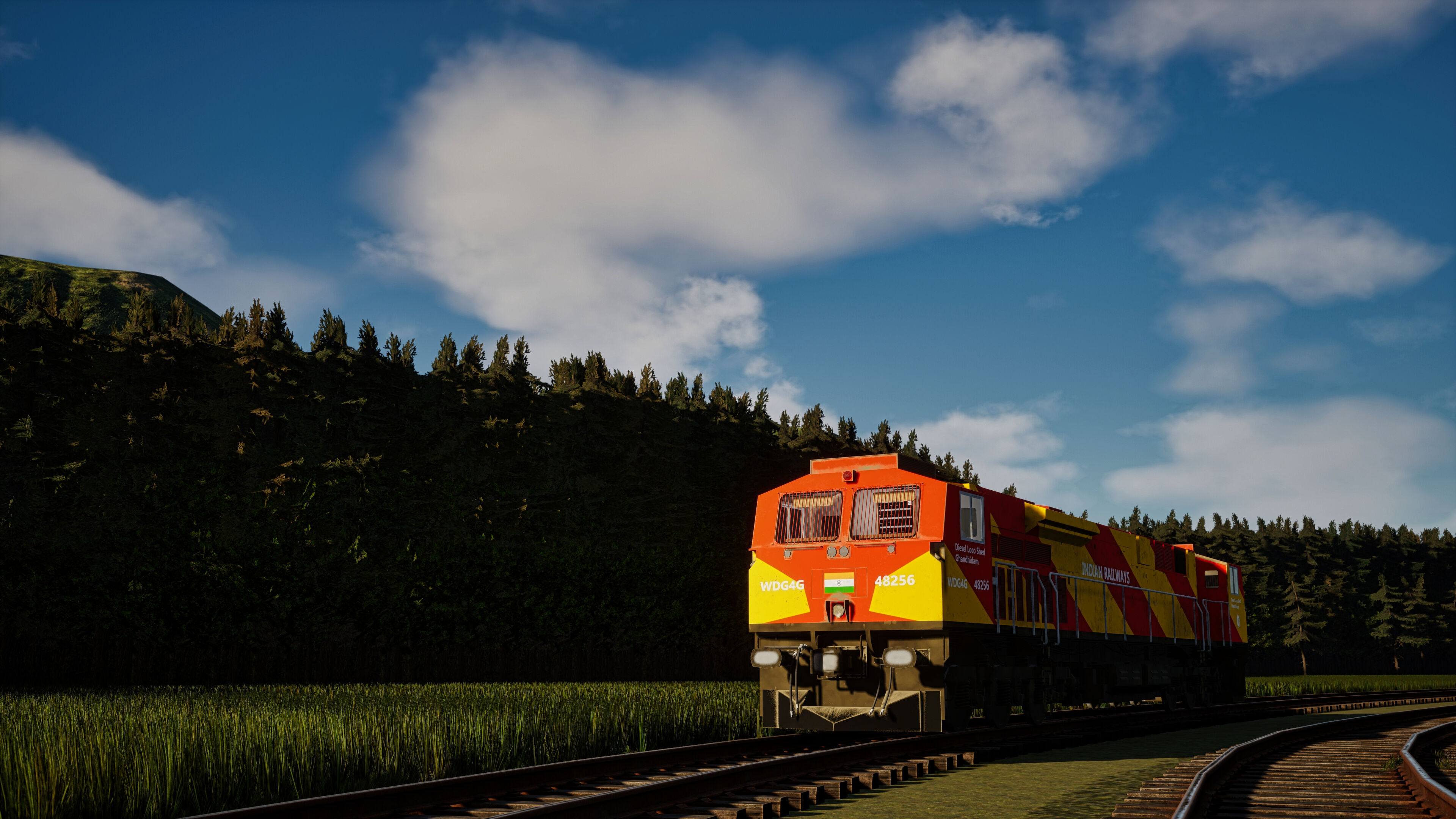 3D model Indian Railways WDG 4G Diesel Locomotive With Cabin Interior ...