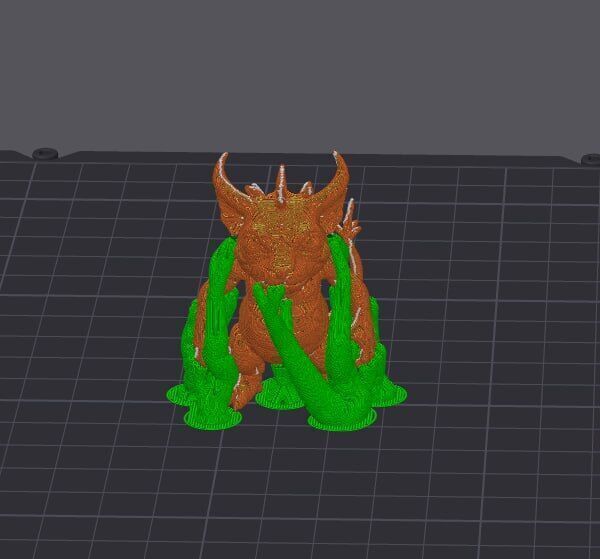 Fantasy Monster STL Cute Demon Creature for 3D Print FDM Ready 3D model ...