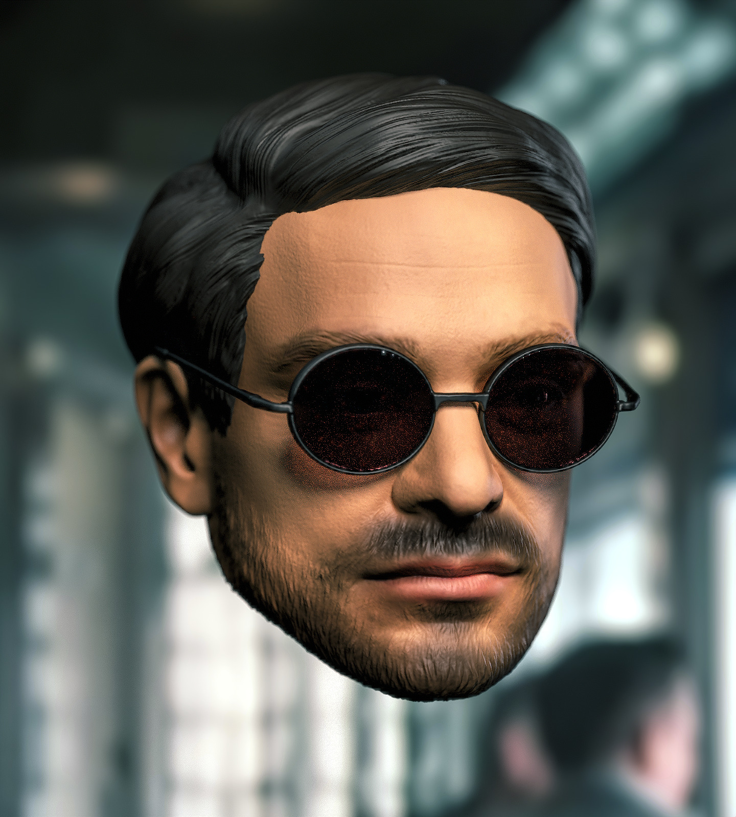 Matt Murdock Daredevil Born Again Charlie Cox Head 3D model 3D ...