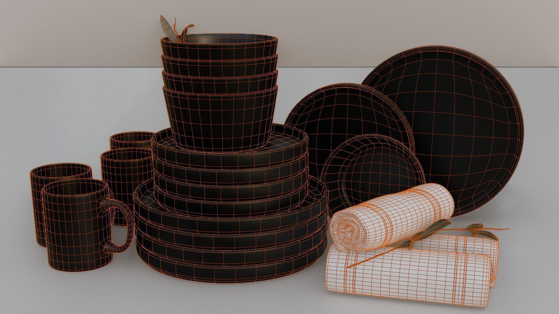 3D model Tableware VR / AR / low-poly | CGTrader