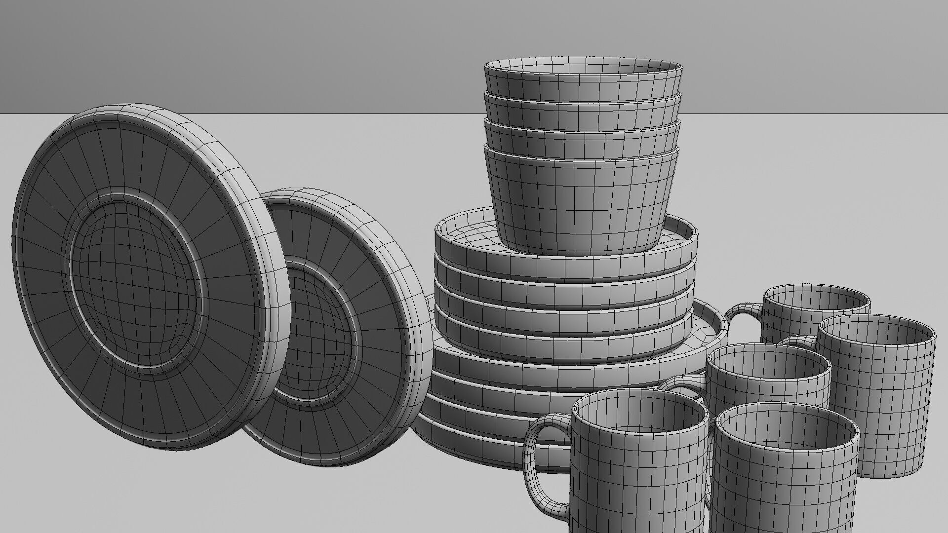 3D model Tableware VR / AR / low-poly | CGTrader